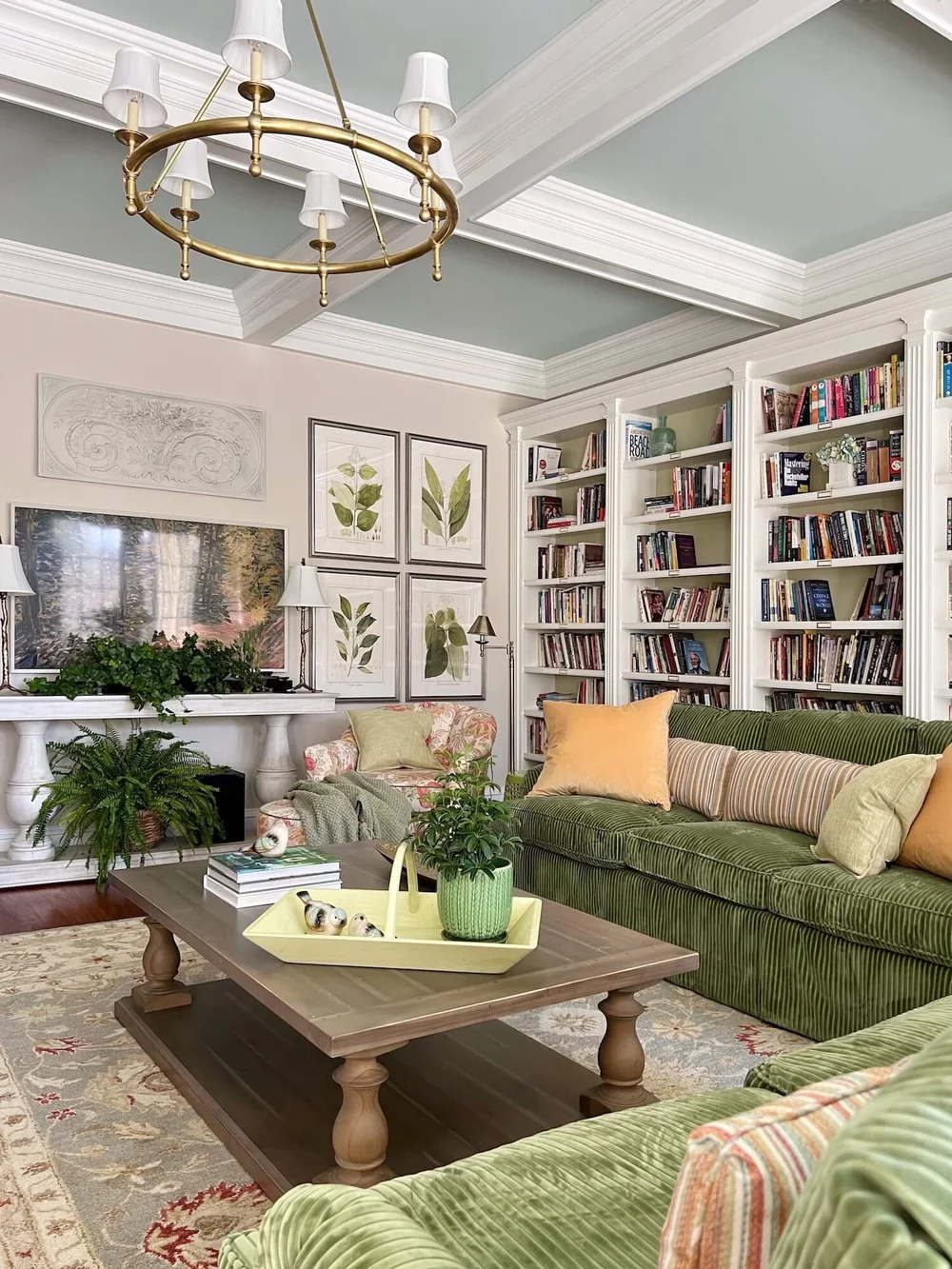 JRL Interiors — Garden Library Family Room Reveal