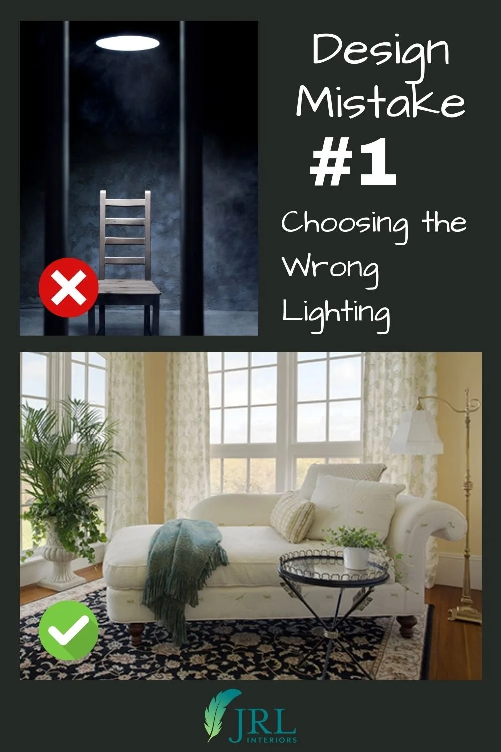 JRL Interiors — Five Design Mistakes to Avoid