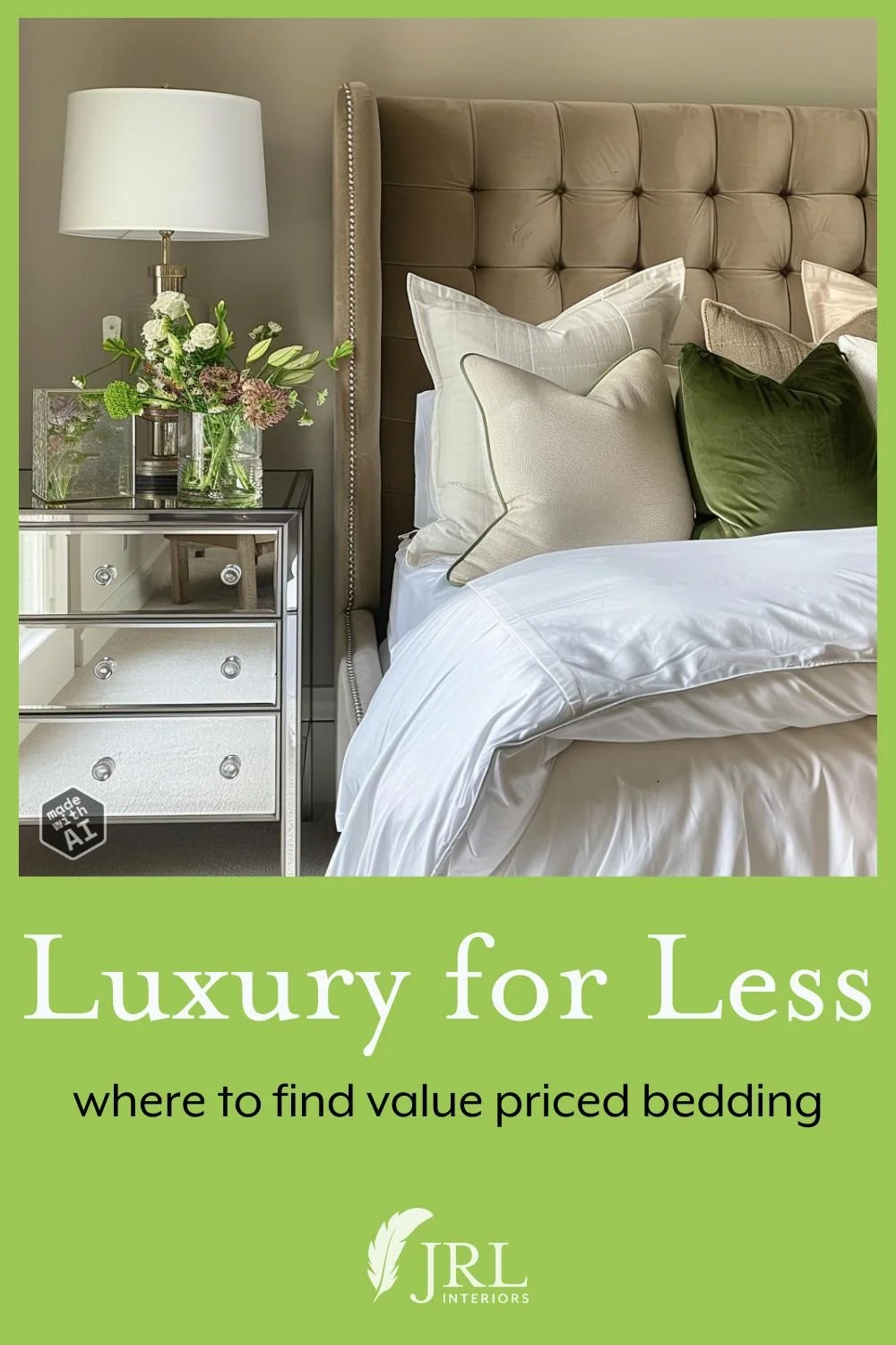 JRL Interiors — How to find luxury sheets for less