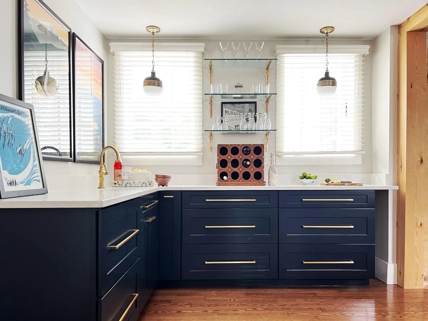 JRL Interiors — Farmhouse Project Guest Kitchen and Bar Reveal