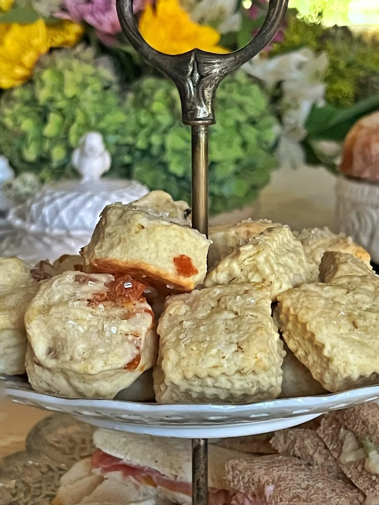 JRL Interiors — Late summer afternoon tea; table settings, menus, and ...