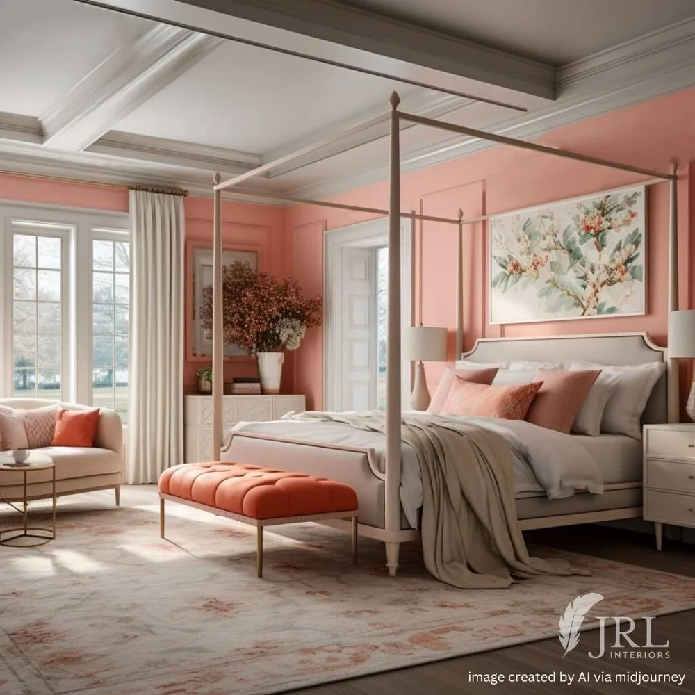 JRL Interiors — Decorating with shades of coral