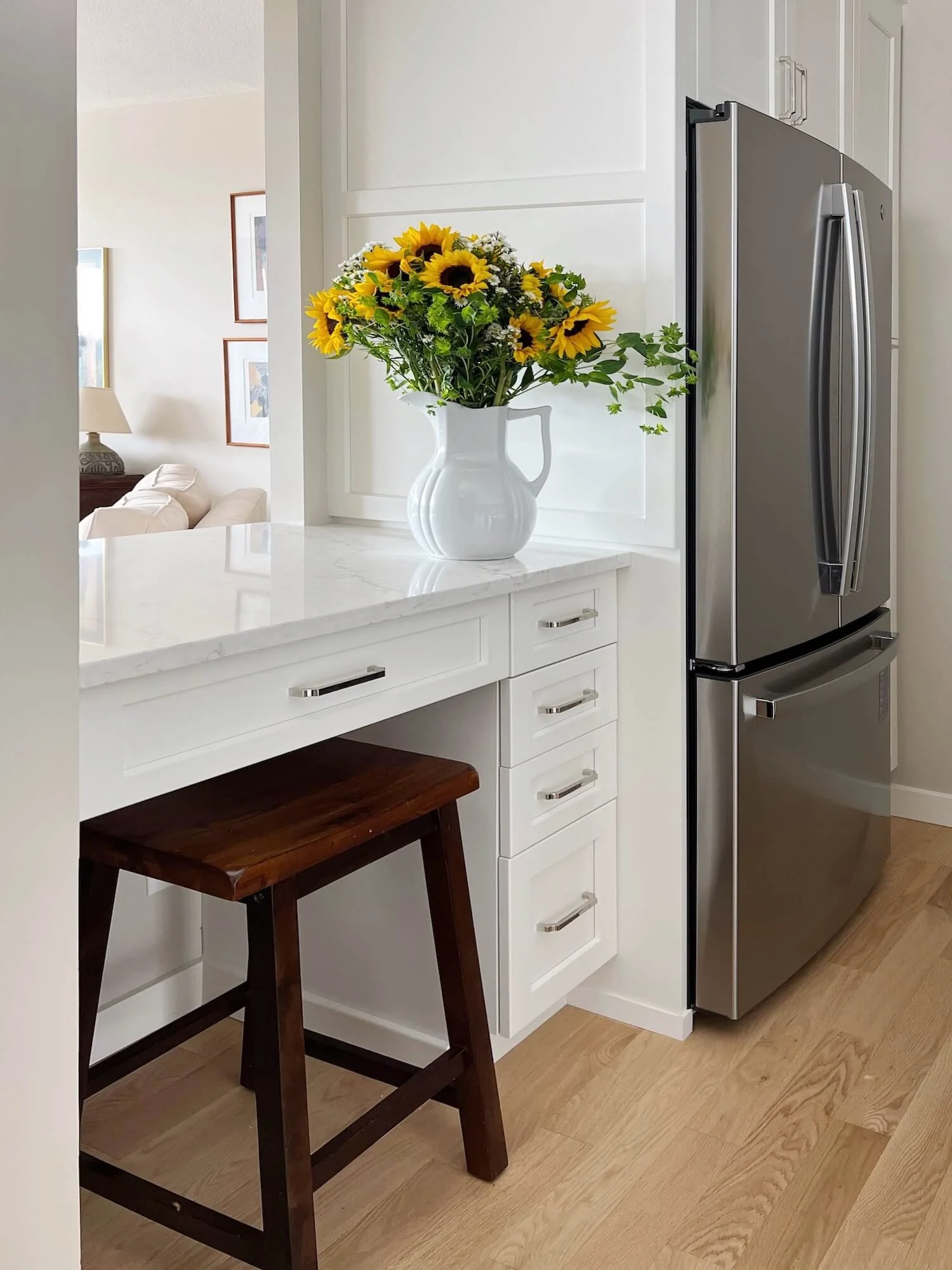 JRL Interiors — Project Reveal: A Tiny Condo Kitchen Gets a Bright and ...