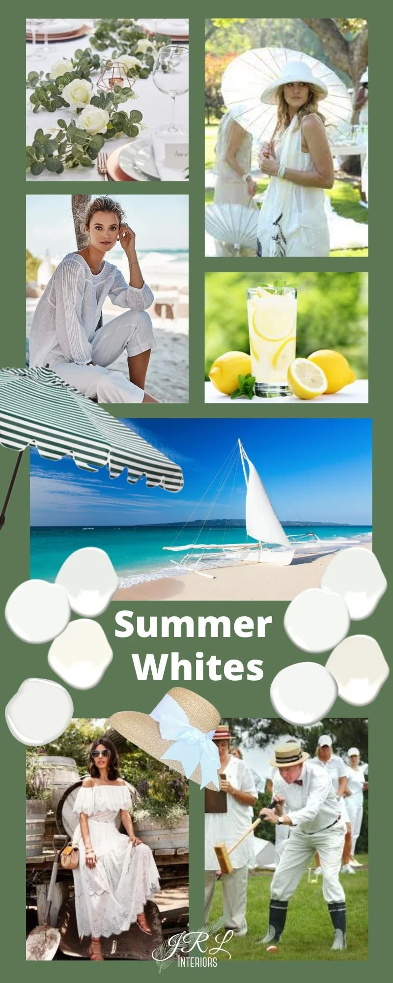 JRL Interiors — The best white paint colors for summer - inspired by ...