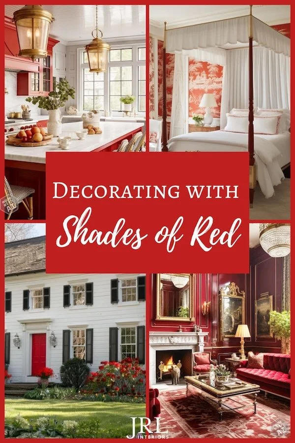 JRL Interiors — The best ideas for decorating with shades of red