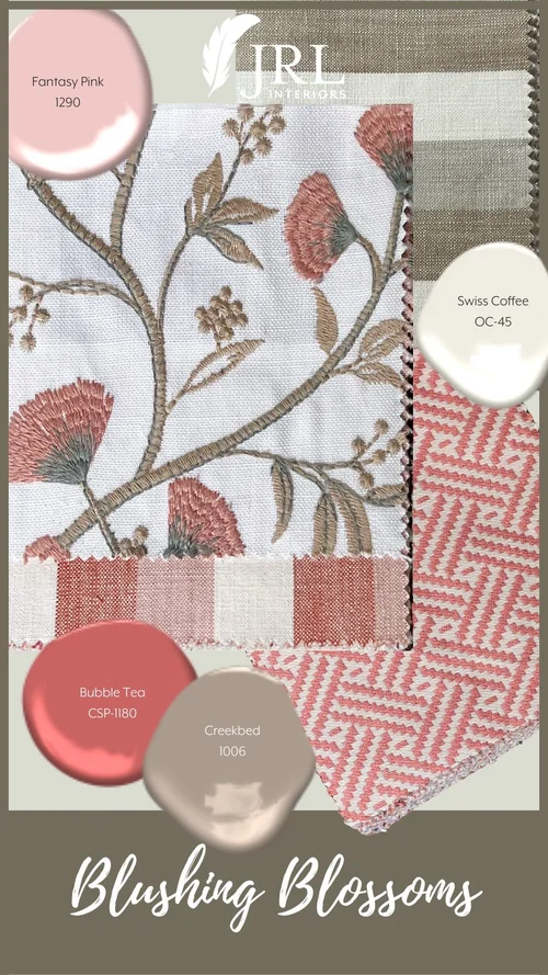 JRL Interiors — How to use spring paint colors and fabrics in decor