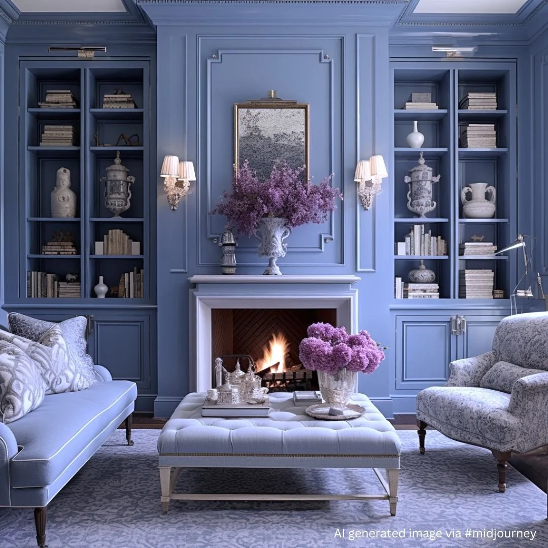 JRL Interiors — Benjamin Moore Color of the Year 2024 Blue Nova
