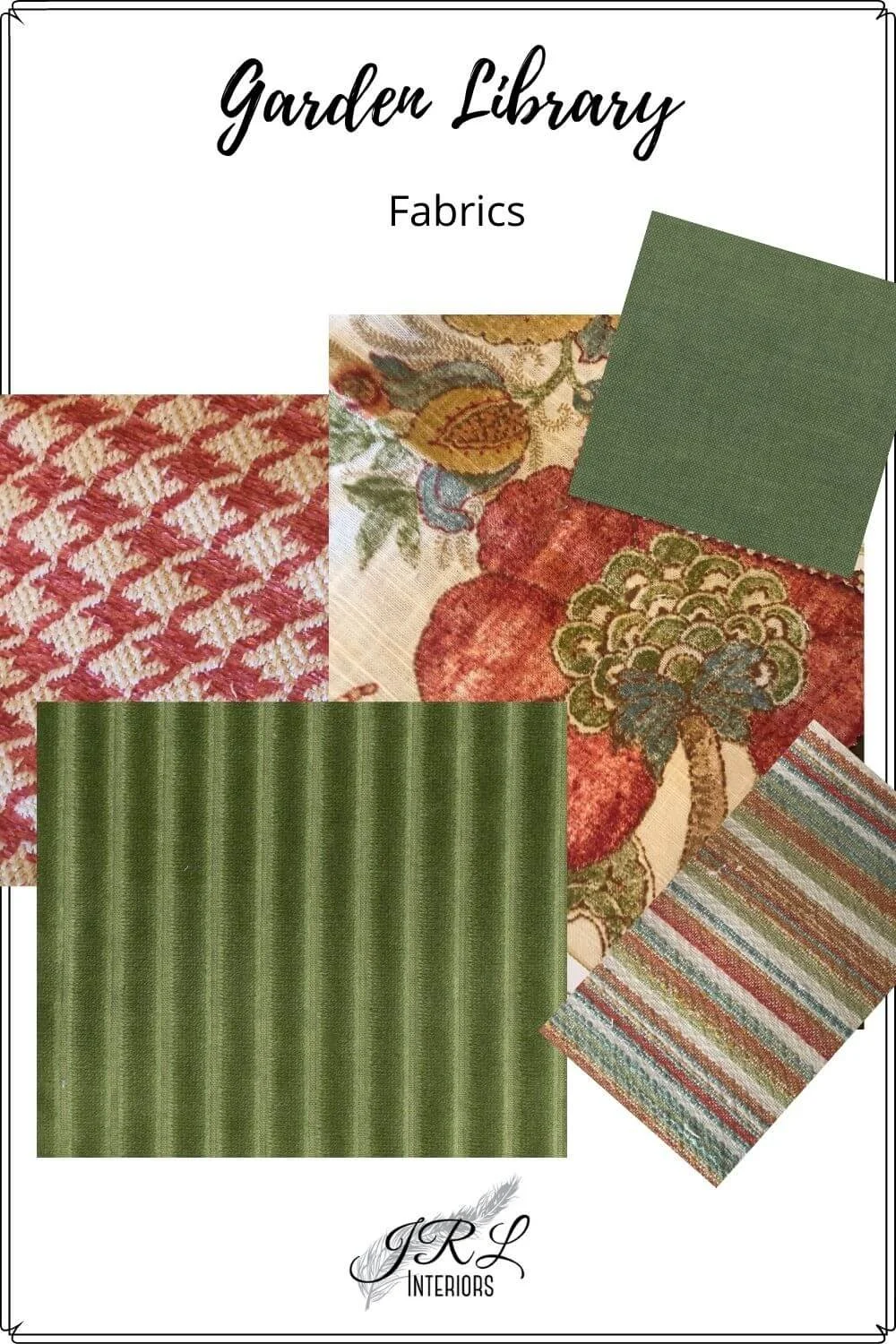 JRL Interiors — Project in Progress: A garden inspired library