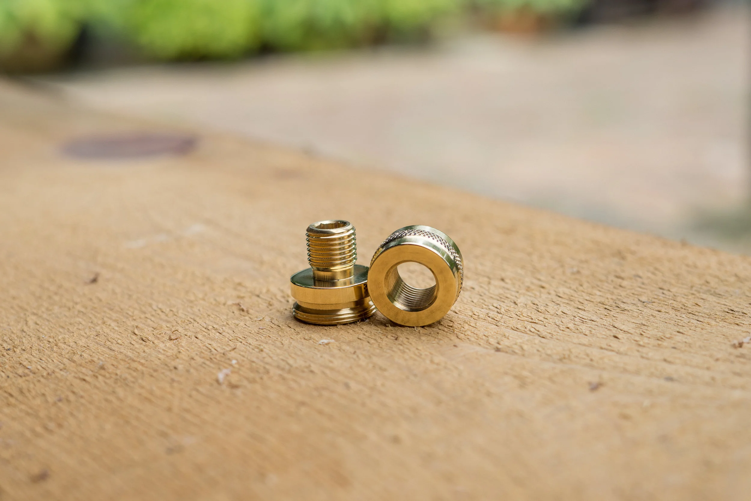 Polished Brass Weihrauch HW97K Silencer Adaptor Kit — Hirdhawks Design