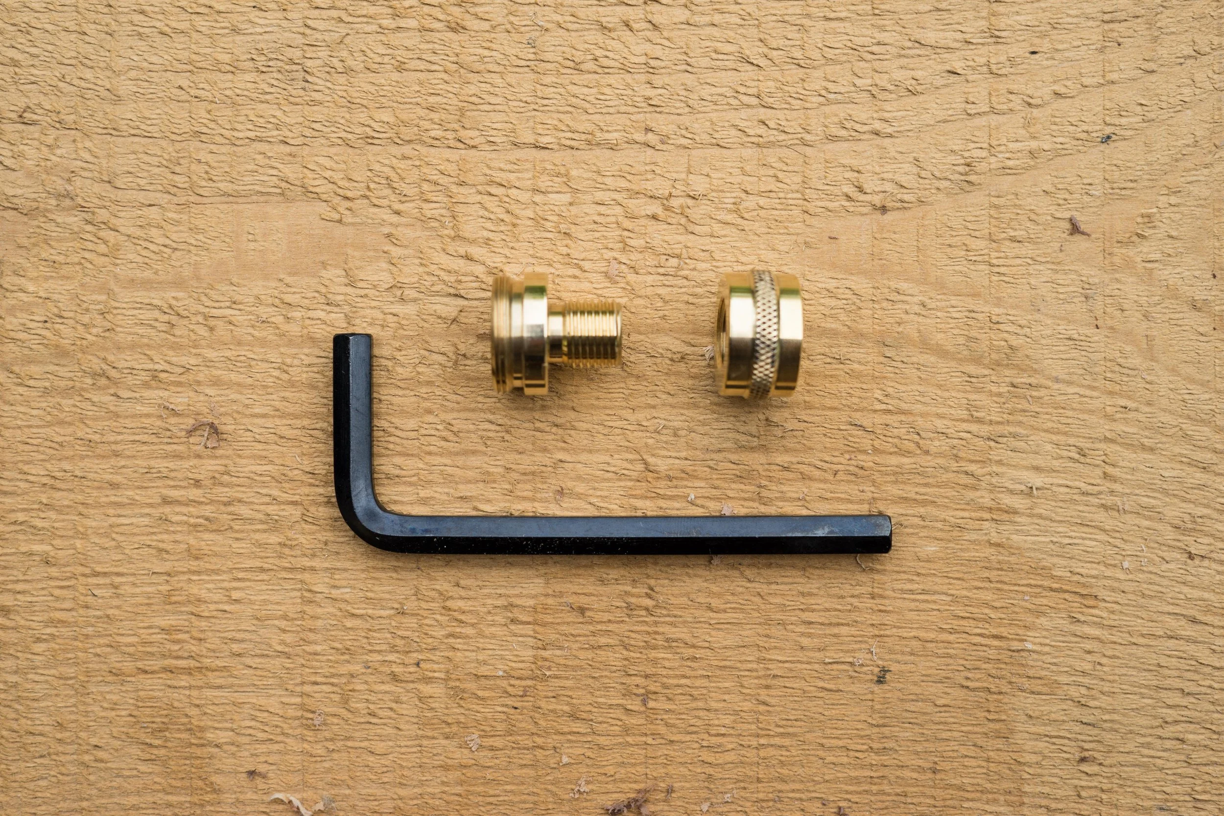 Polished Brass Weihrauch HW97K Silencer Adaptor Kit — Hirdhawks Design