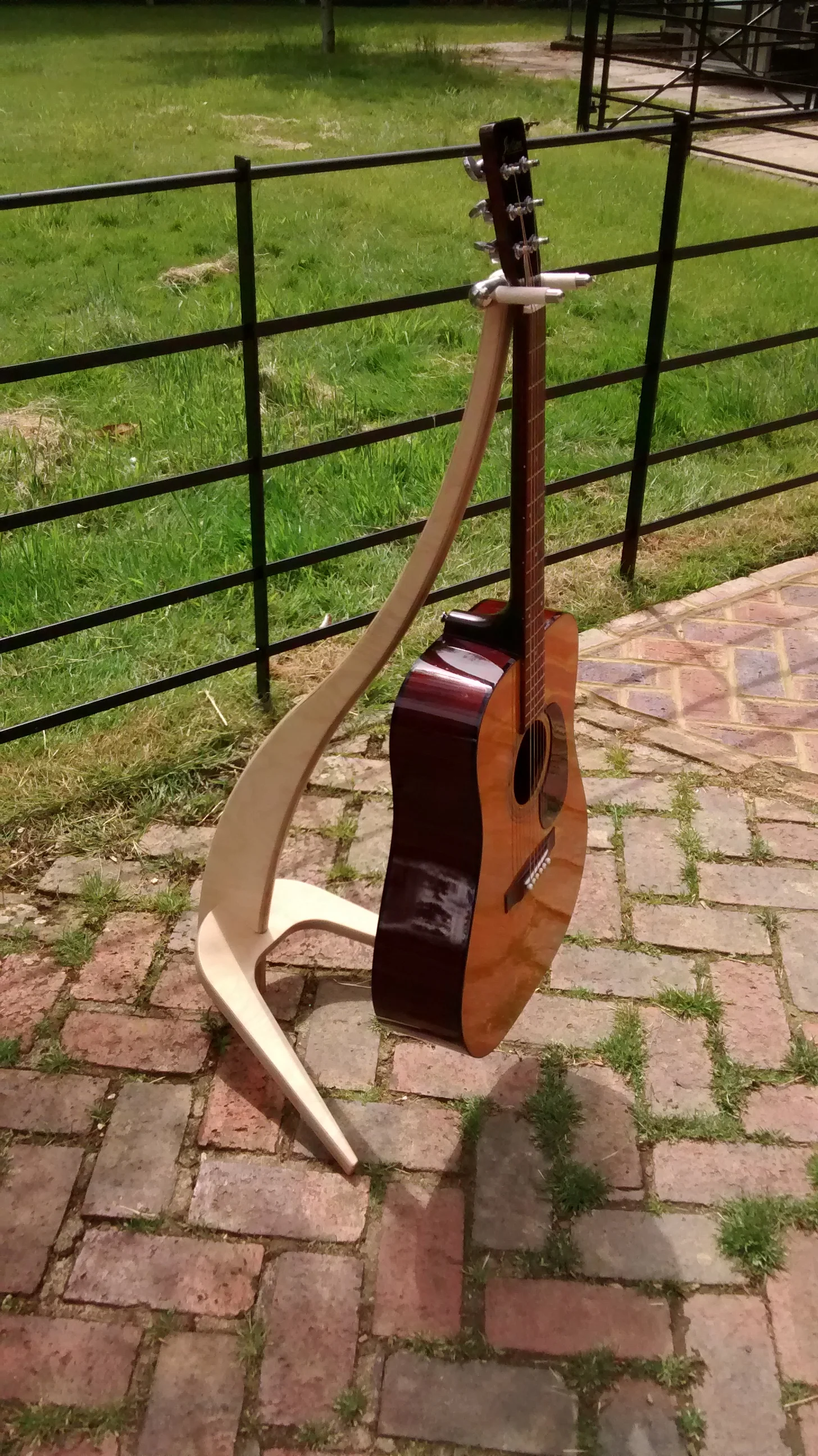 Custom Guitar Stands Handmade in England — Hirdhawks Design