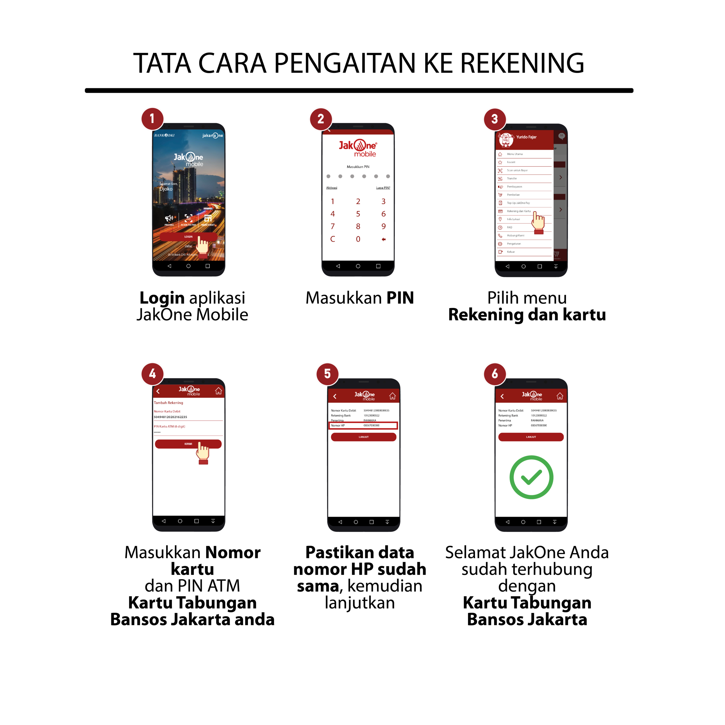 Pengumuman Penerima Tabungan Bansos Jakarta — JakOne Mobile Bank DKI