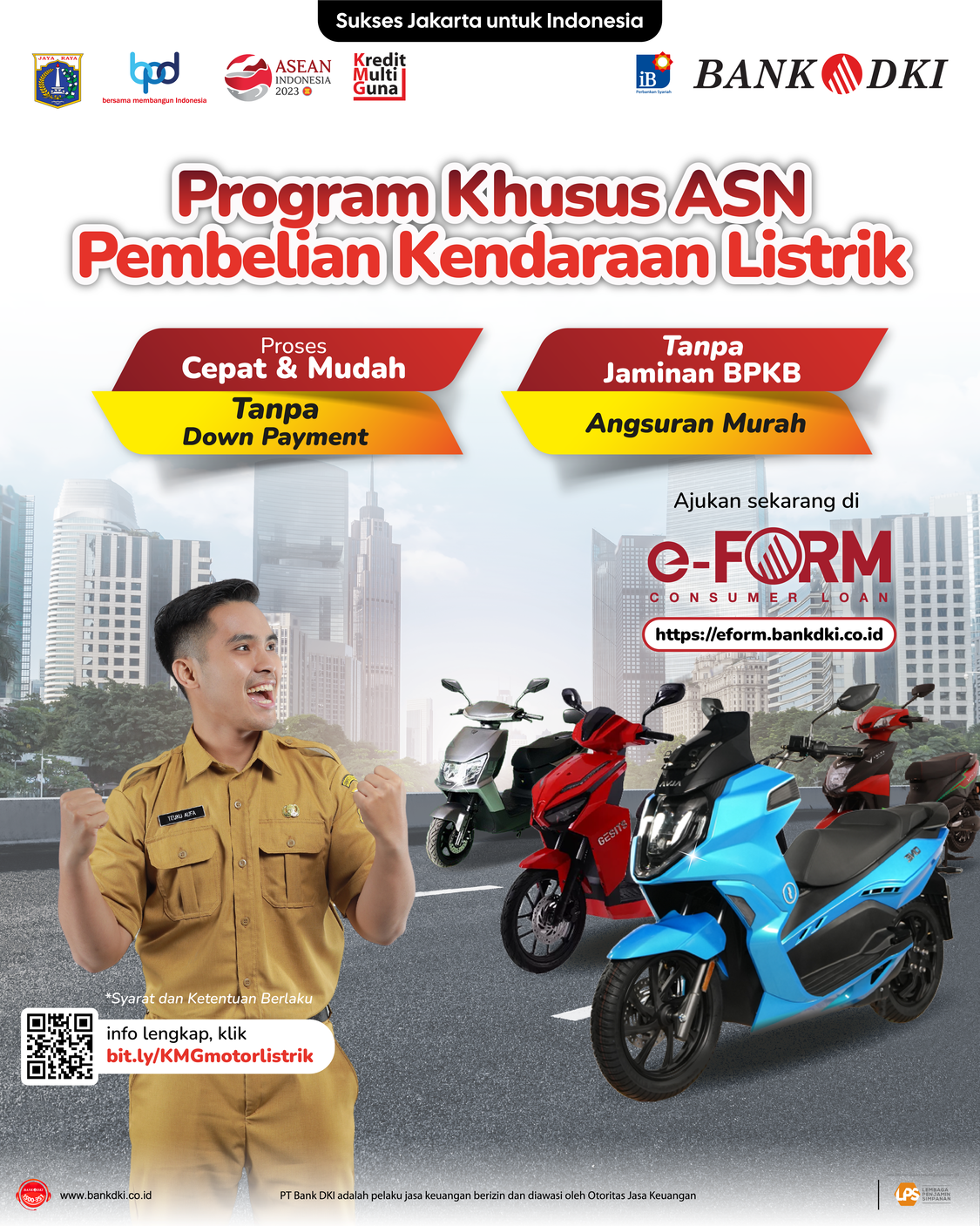 Saatnya beralih ke Motor Listrik dengan Kredit Multi Guna Bank DKI ...