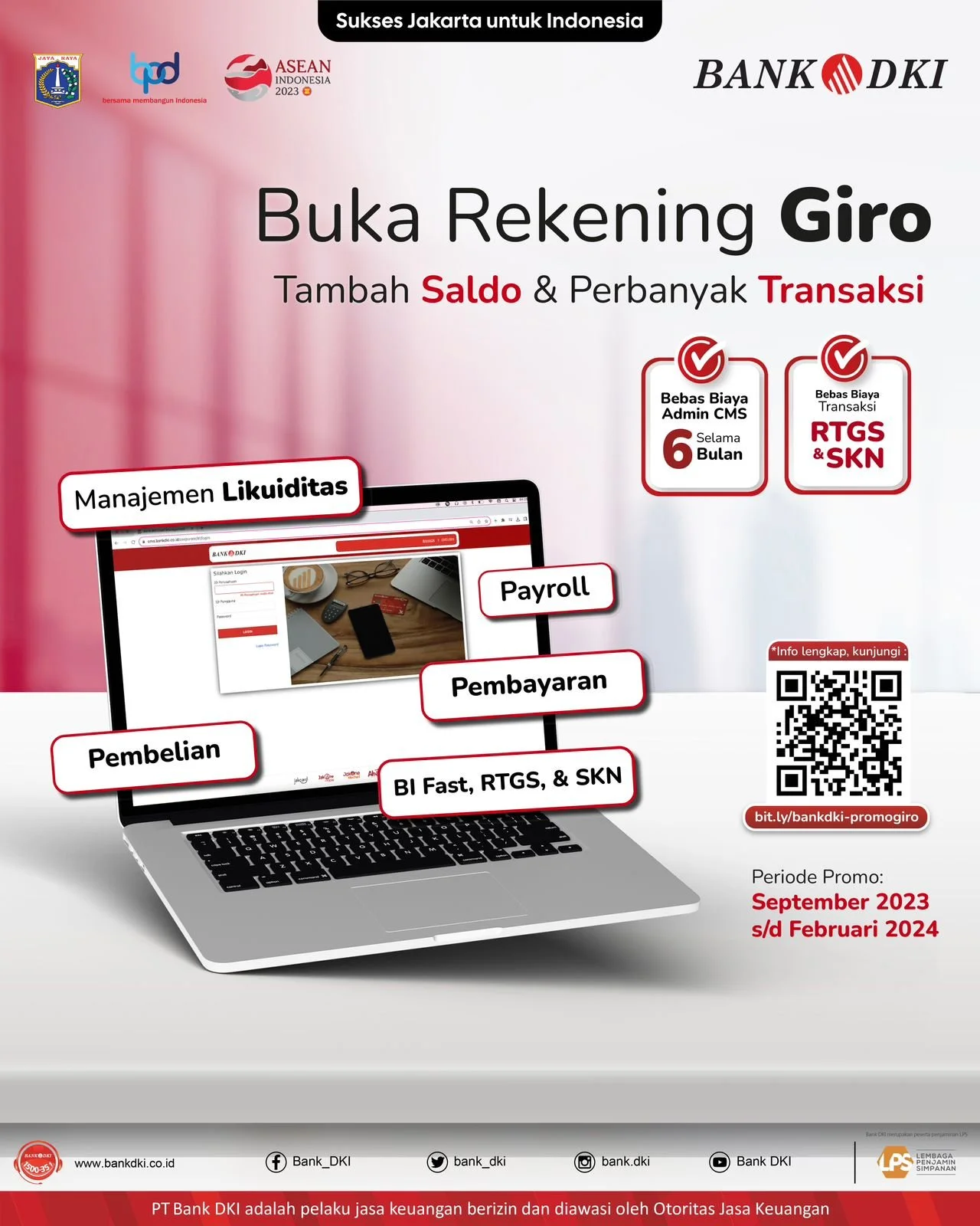 Buka Rekening Giro Bank DKI Bebas Biaya Admin CMS Selama 6 Bulan ...