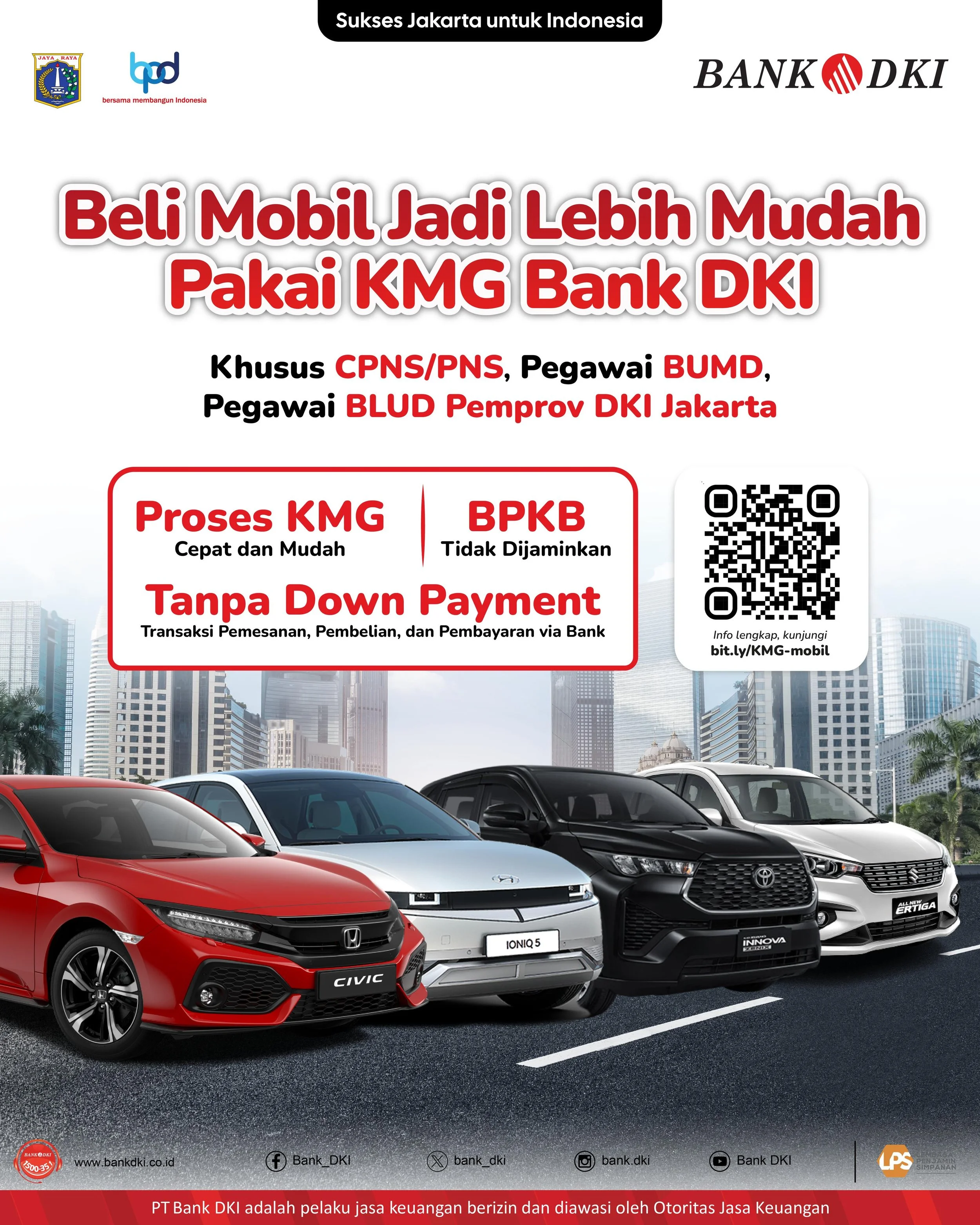 Beli Mobil Jadi Lebih Mudah Pakai KMG Bank DKI — JakOne Mobile Bank DKI