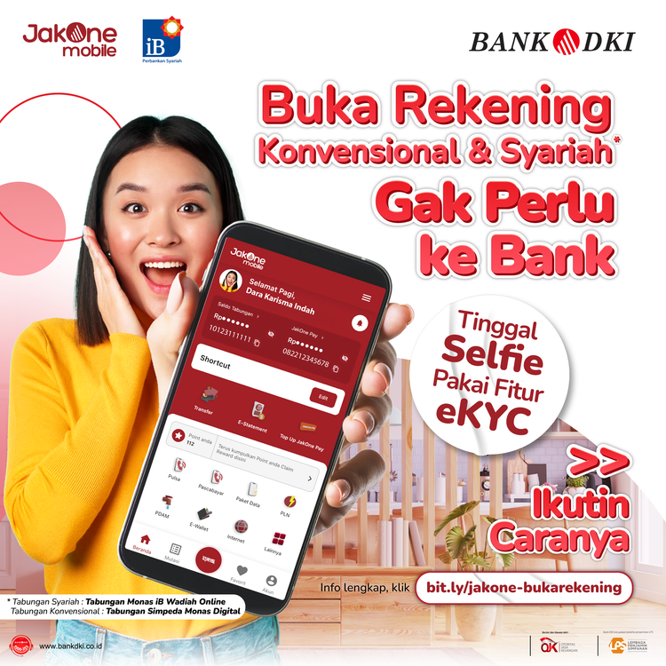 Buka Rekening Online Bank DKI di JakOne Mobile — JakOne Mobile Bank DKI