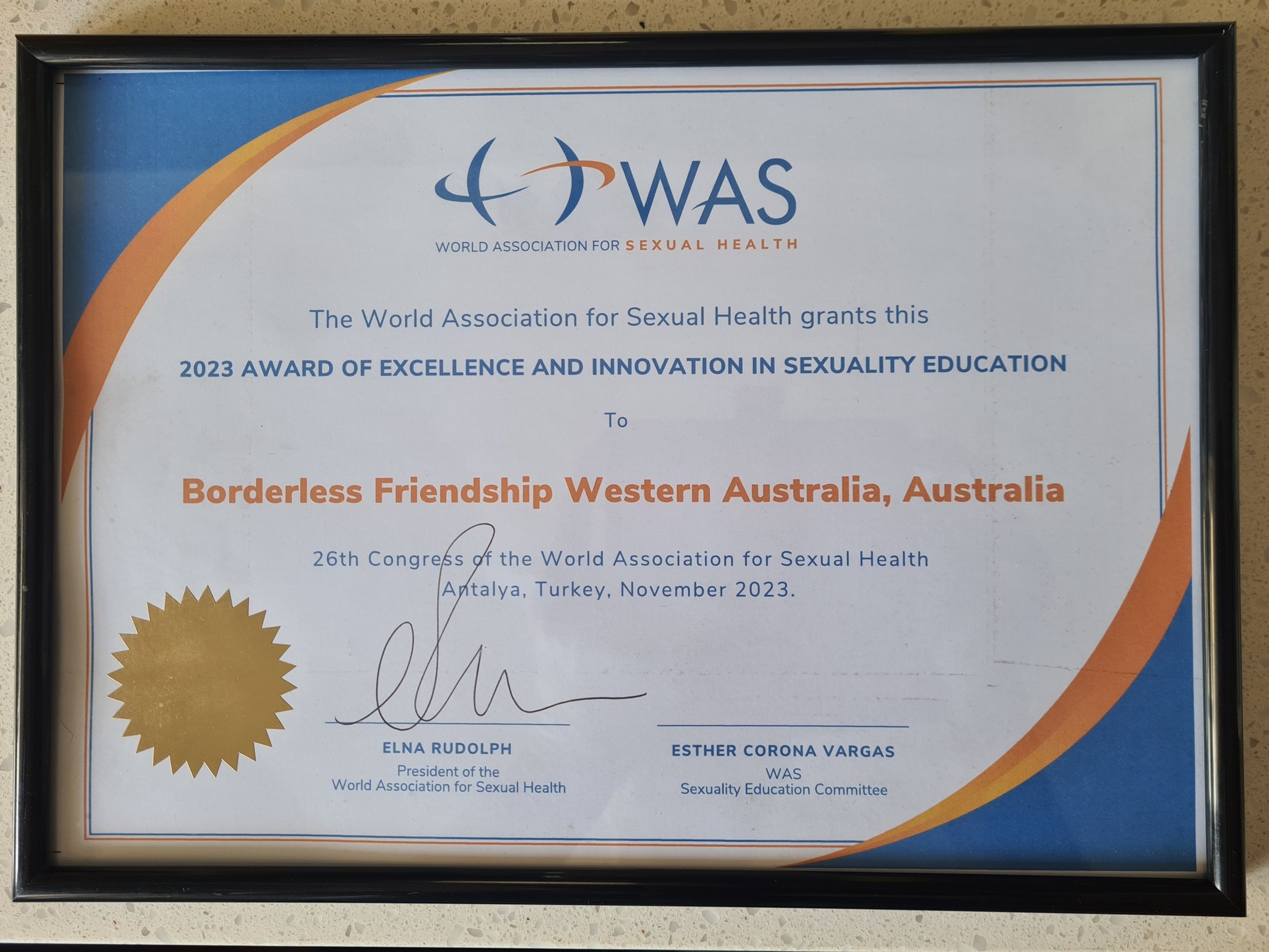 Borderless Friendship Western Australia