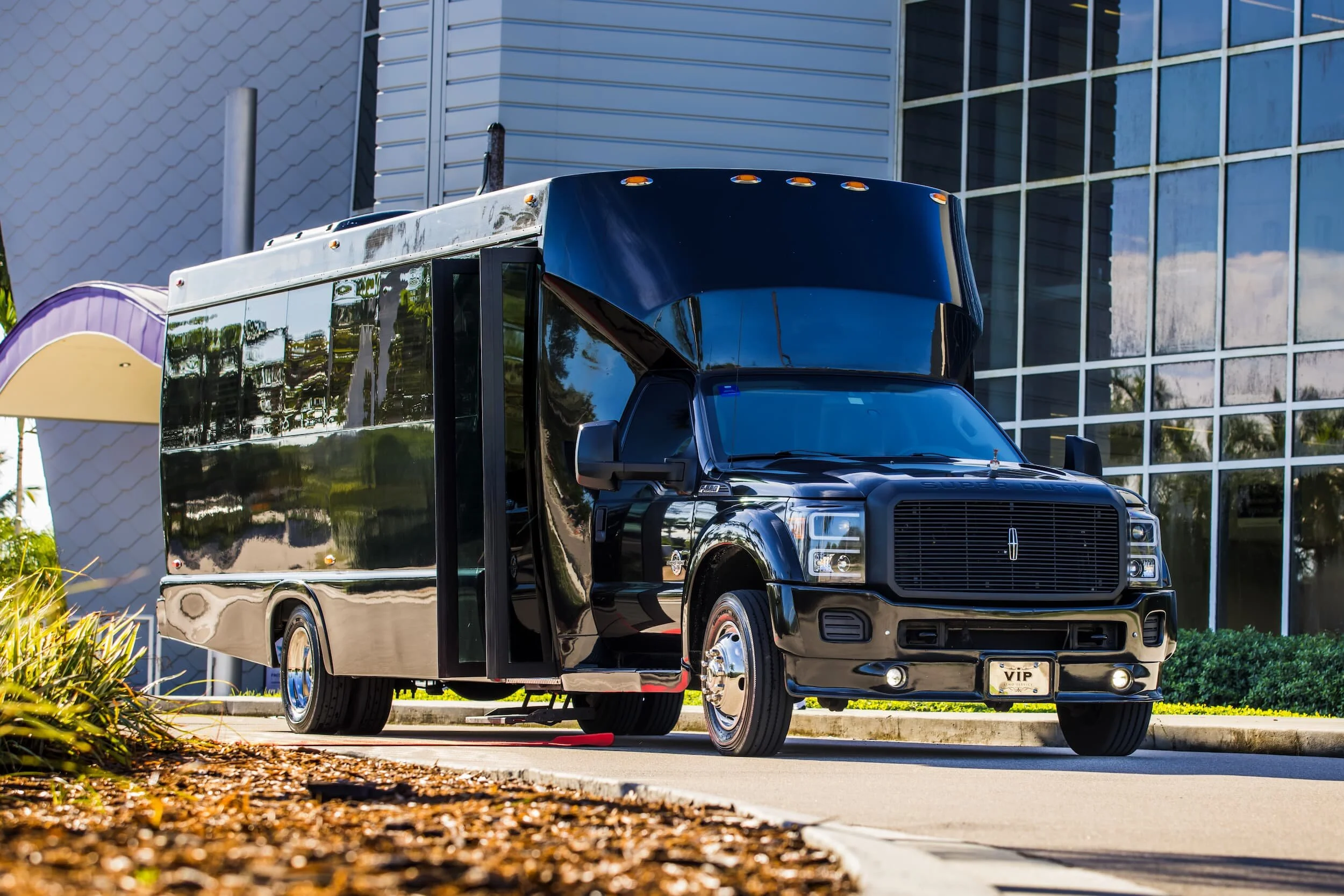 VIP Limo Service: Tiffany F-550 Limo Party Bus