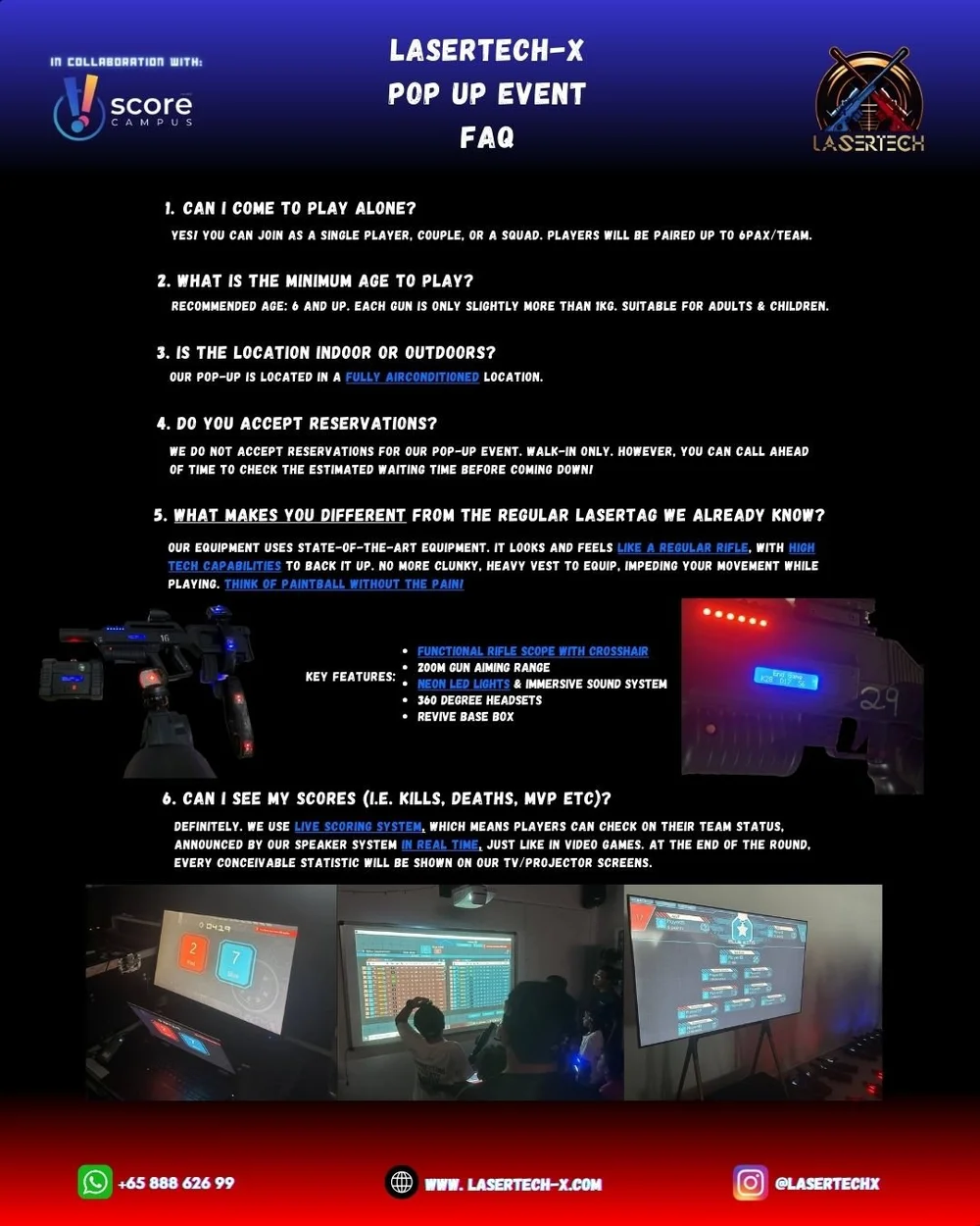 Best Indoor & Outdoor Laser Tag Singapore