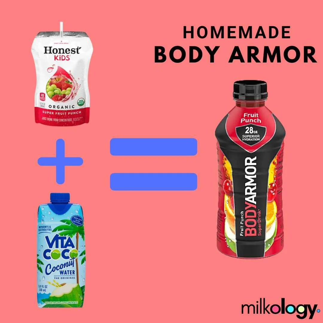 Homemade Body Armor Drink For Breastfeeding Milkology Homemade Body Armor Drink For Breastfeeding Milkology