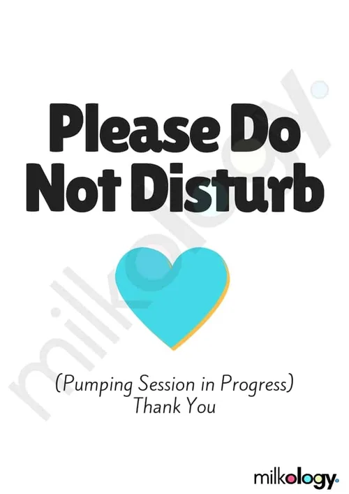 6 FREE Pumping Signs For The Door — Milkology®