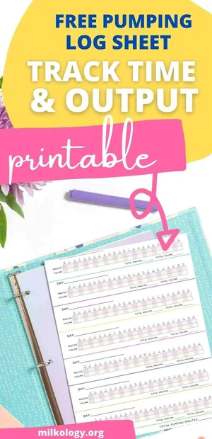 Free Breast Pumping Log Sheet — Milkology®