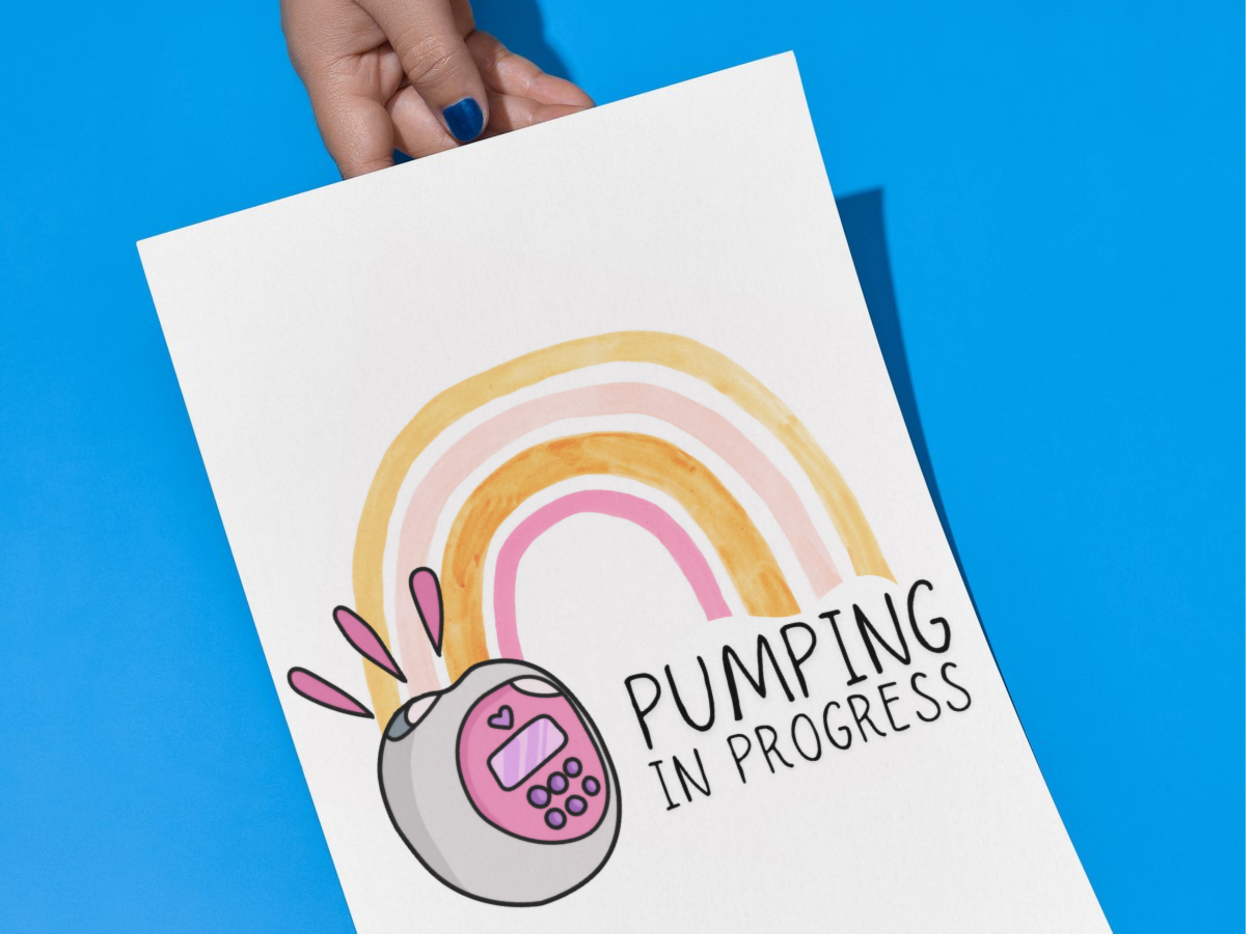 Printable Pumping Sign — Milkology®