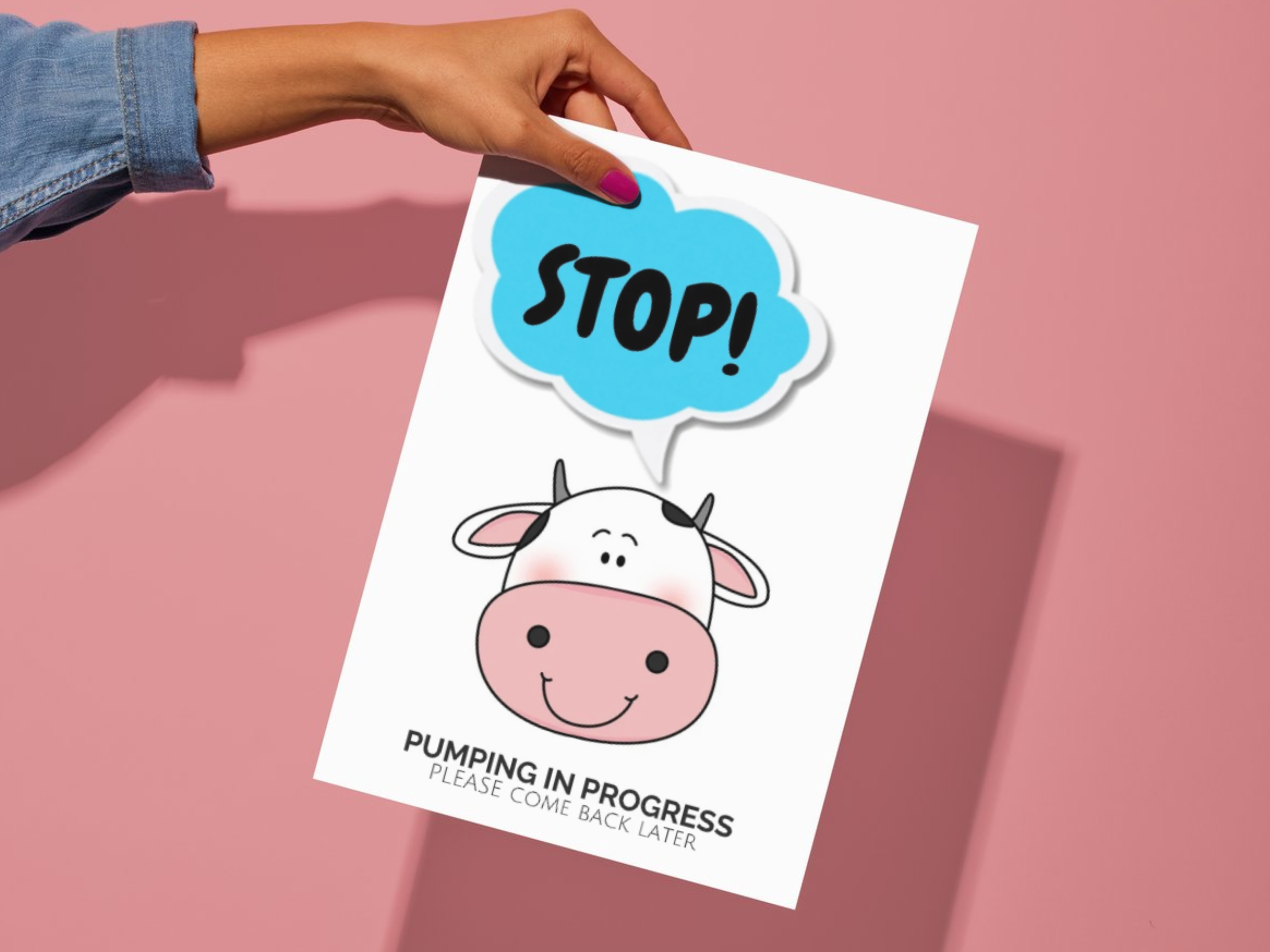Printable Pumping Sign — Milkology®