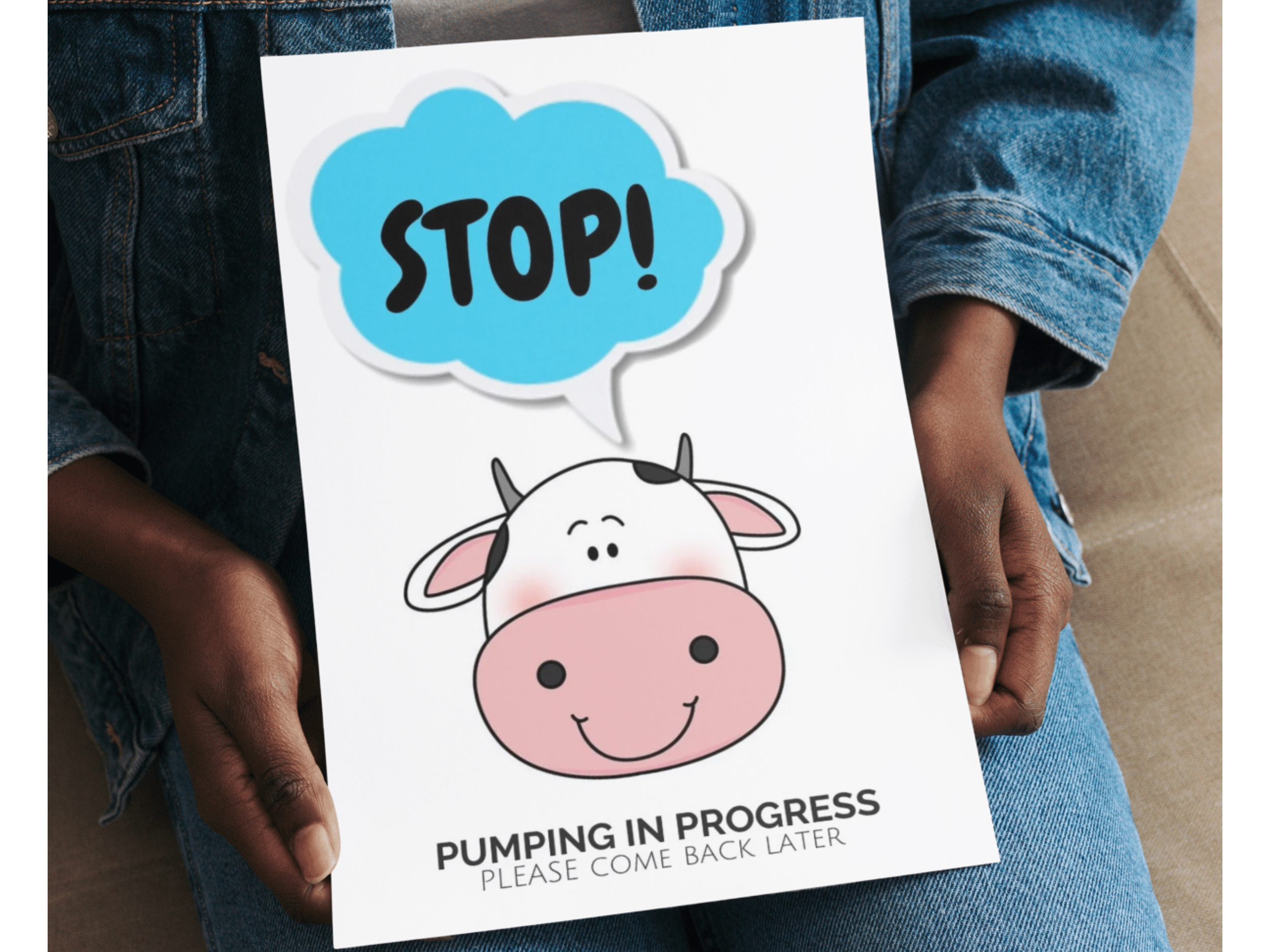 Printable Pumping Sign — Milkology®