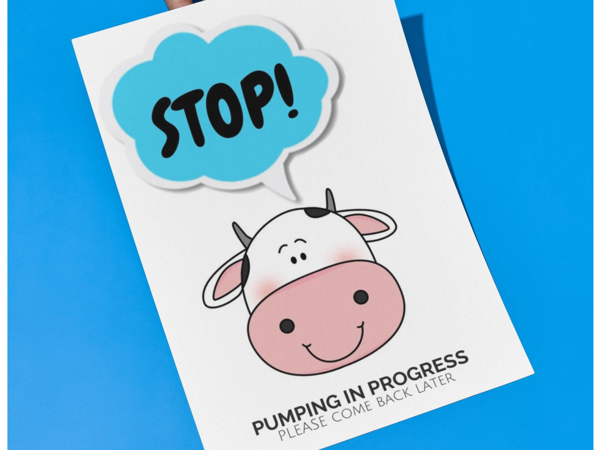 Printable Pumping Sign — Milkology®