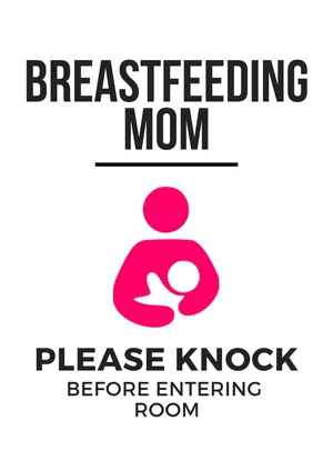 6 FREE Pumping In Progress Signs! — Milkology®