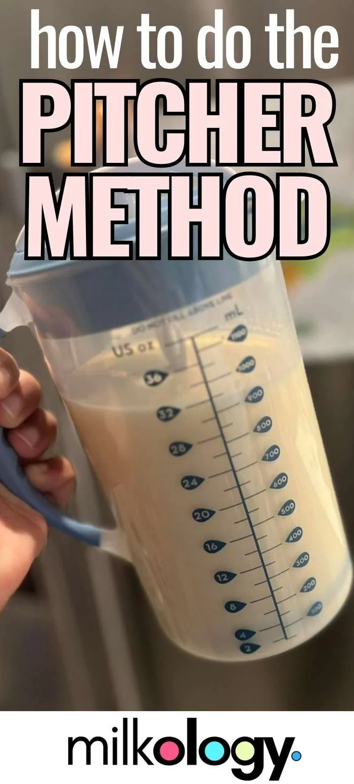 How To Do The Pitcher Method For Breastfeeding — Milkology®