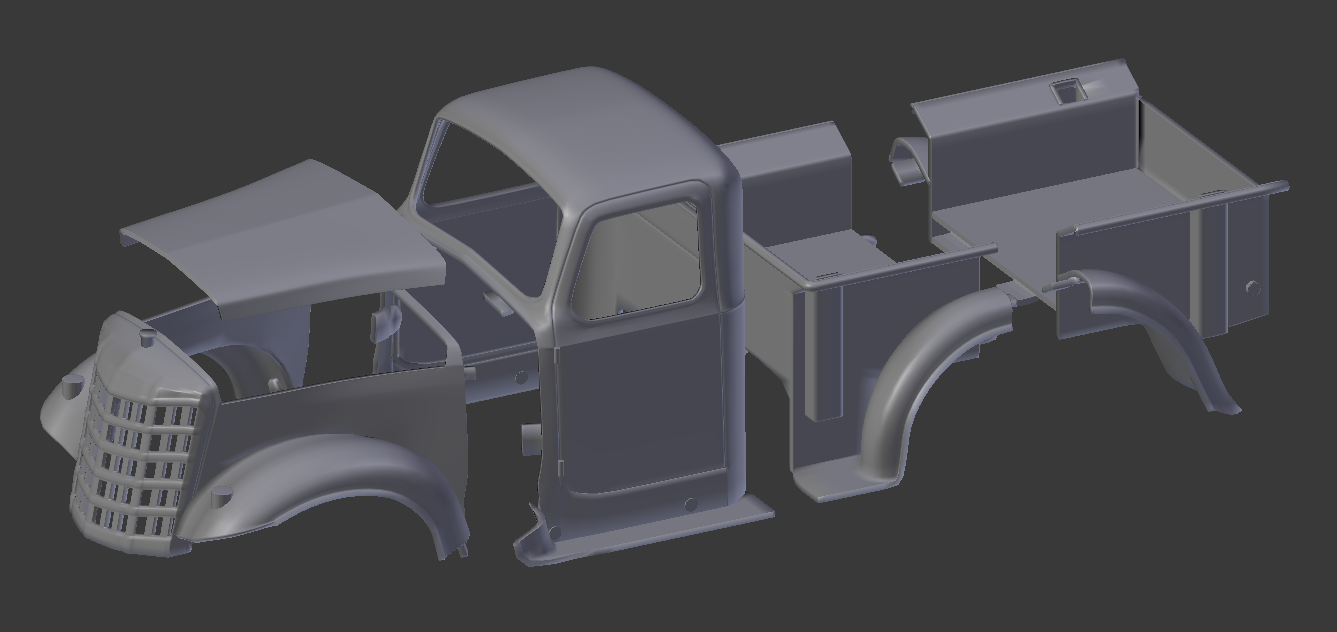 P237 Commonwealth Festival, 285 mm to 290 mm Wheelbase — SCALE 3D RC
