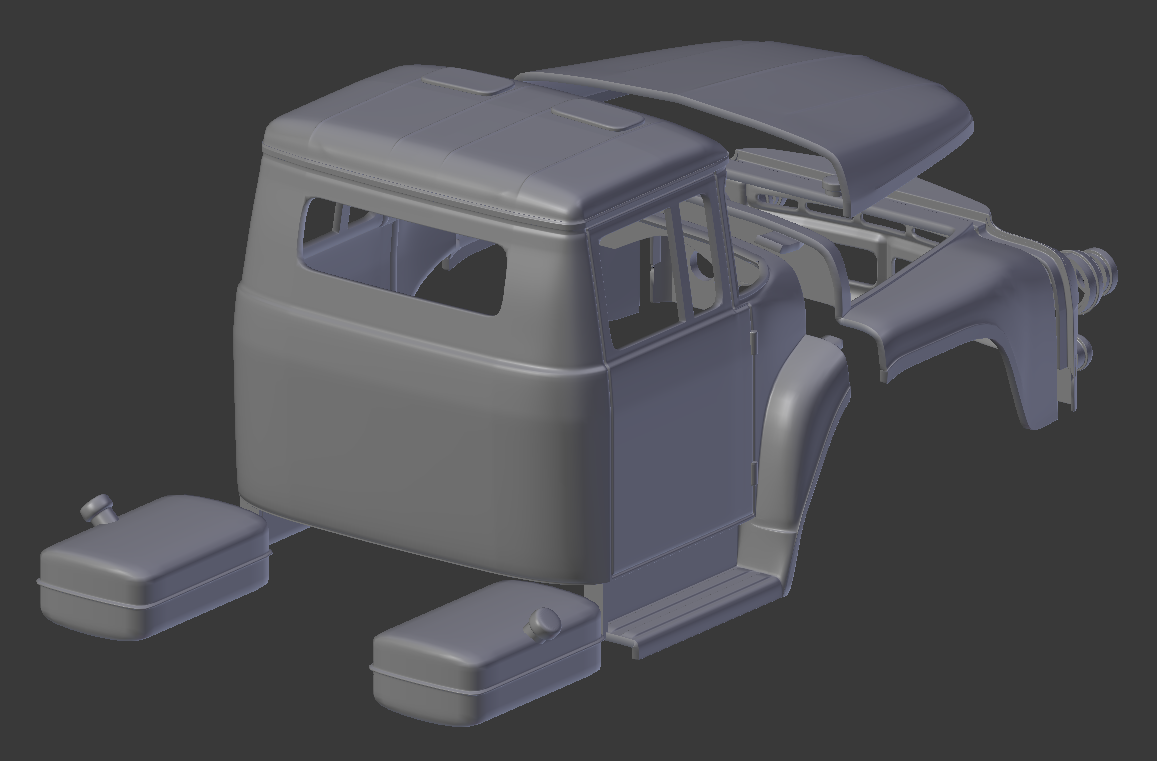 Zerik P310, 335 mm to ??? Wheelbase — SCALE 3D RC