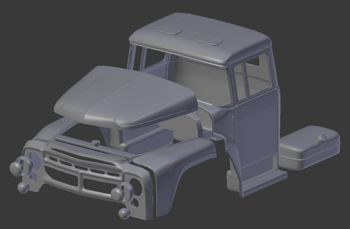 Zerik P310, 335 mm to ??? Wheelbase — SCALE 3D RC