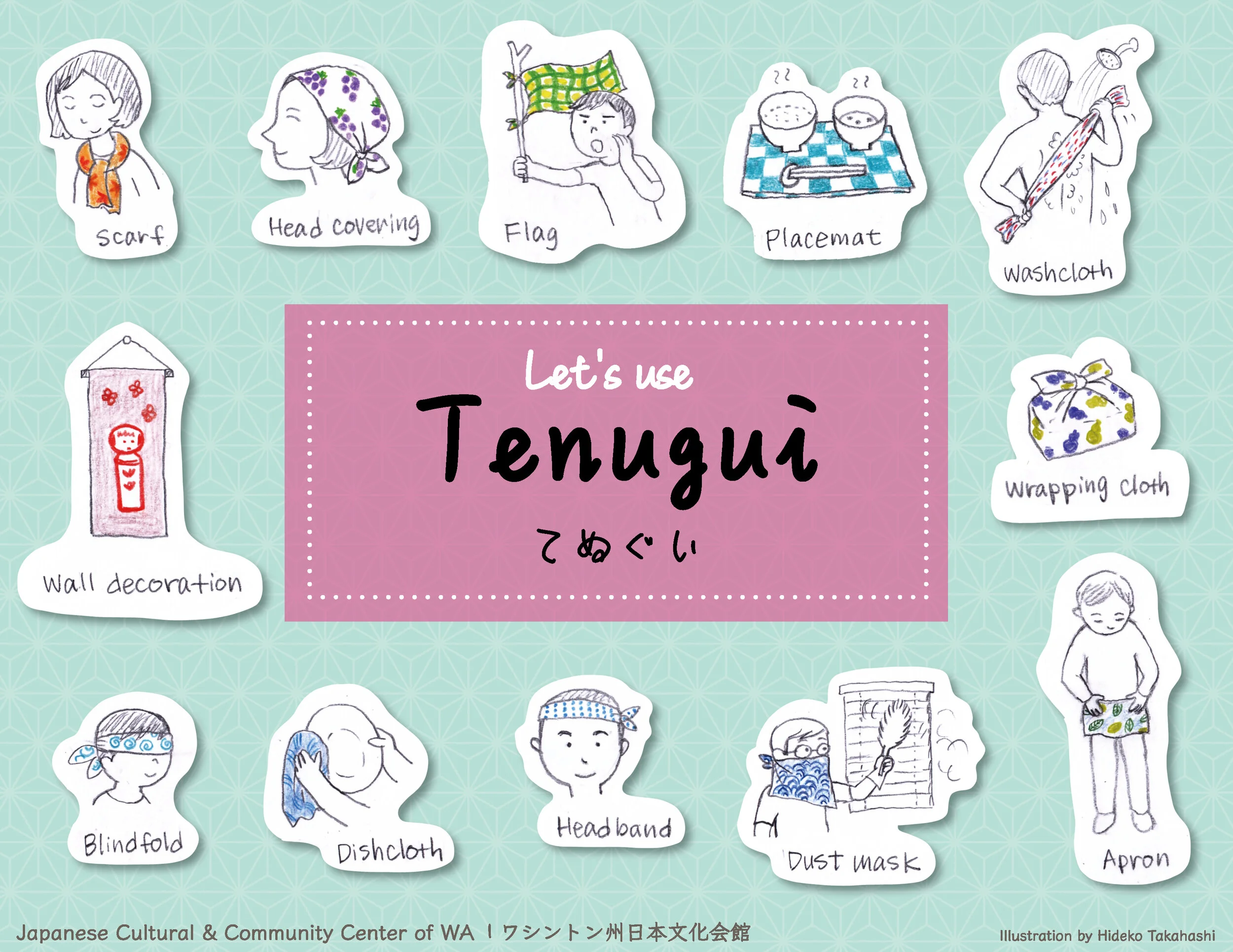 Tenugui, a versatile towel from Japan — Japanese Cultural & Community ...