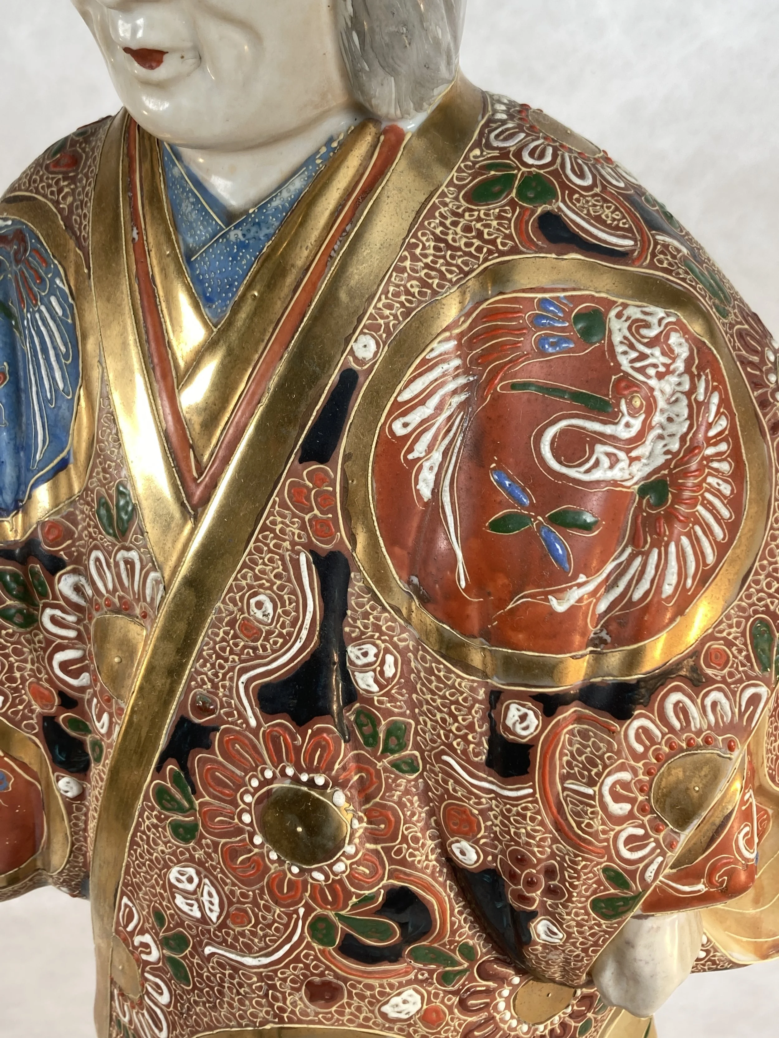 Kutani Ware Figure of Older Woman — Japanese Cultural & Community ...