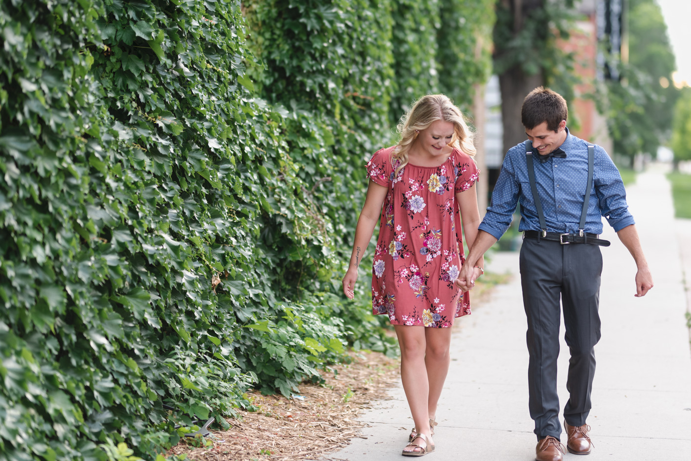 Austin + Ali | Downtown Fargo Engagement Photography — Chelsea Joy ...