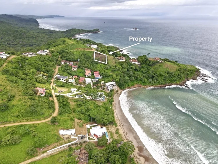 Watch the waves from this one third acre, double lot, at Playa Remanso ...