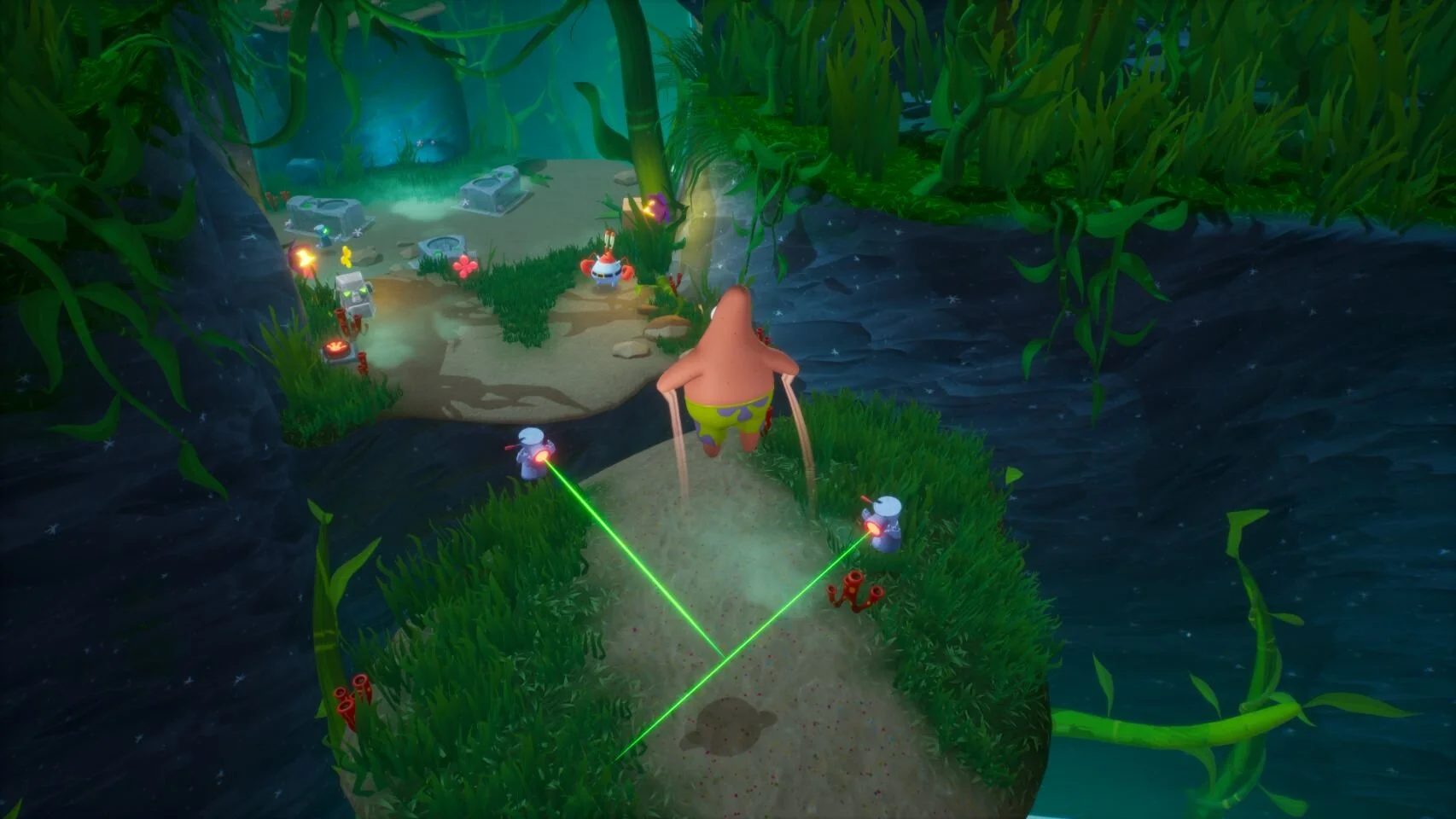 Kelp Forest Spongebob Battle Bikini Bottom