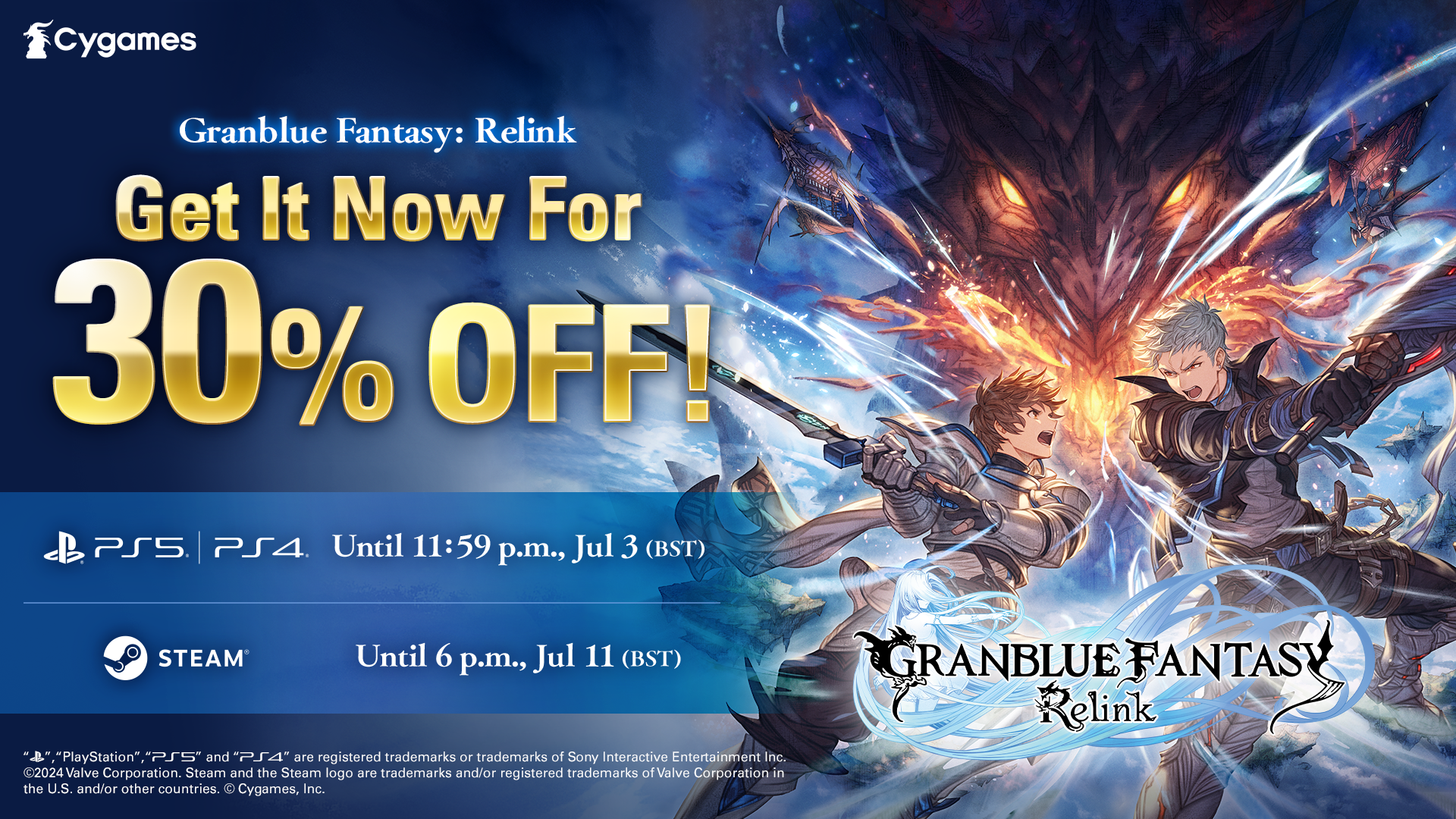 Granblue Fantasy: Relink Is 30% Off on Steam for a Limited Time ...