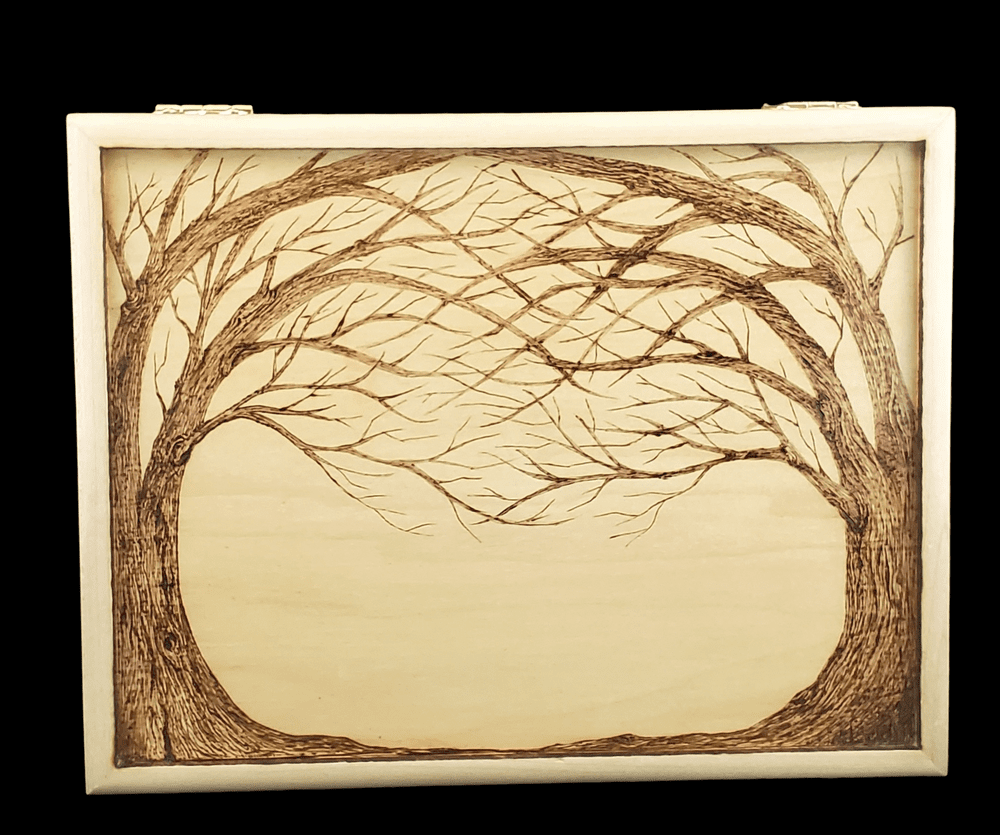 Wood Burning Tree Patterns