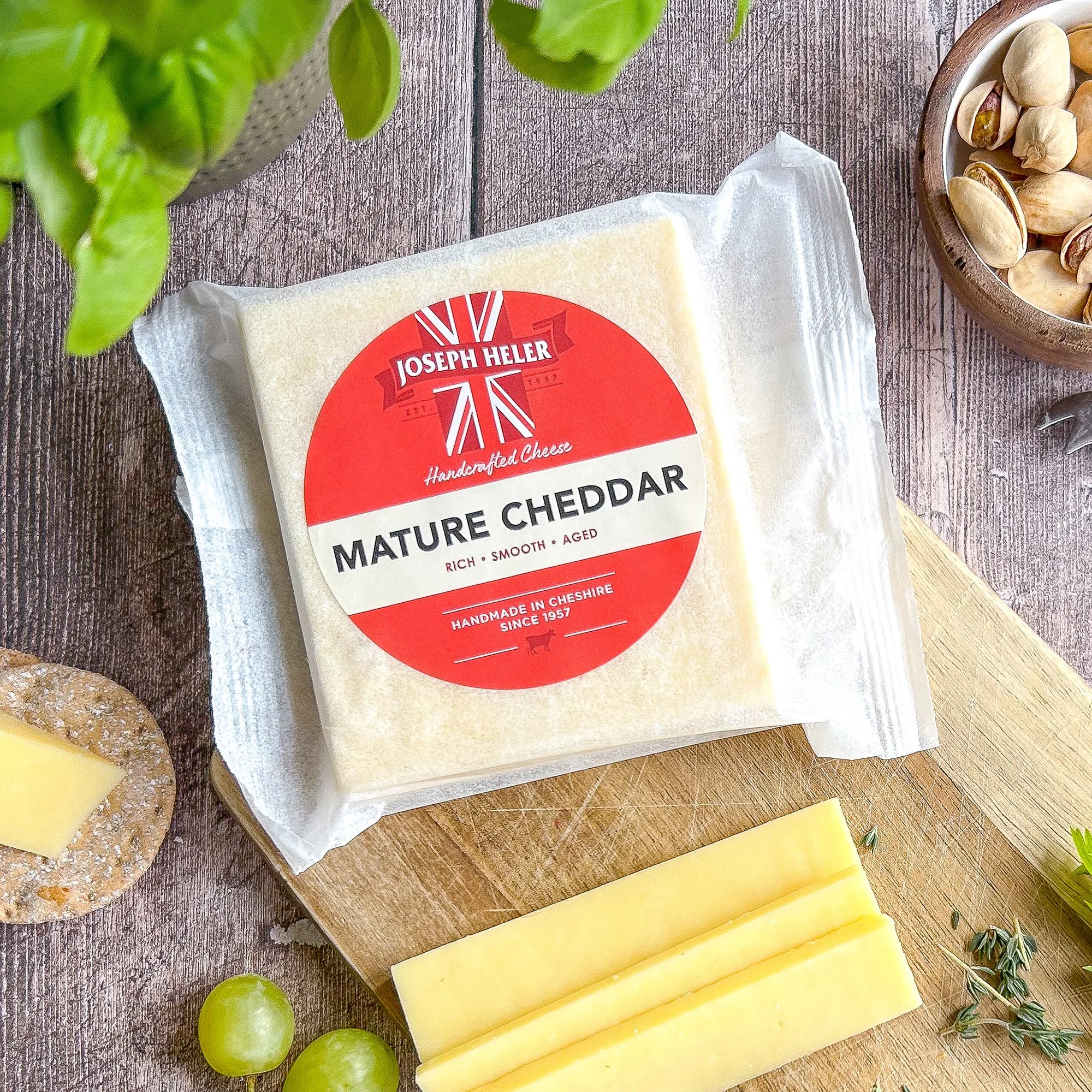 Mature Cheddar 1kg — Joseph Heler Cheese