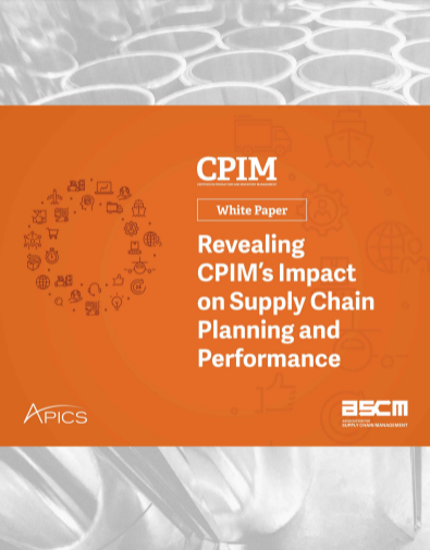Revealing CPIM’s Impact on Supply Chain Planning and Performance ...
