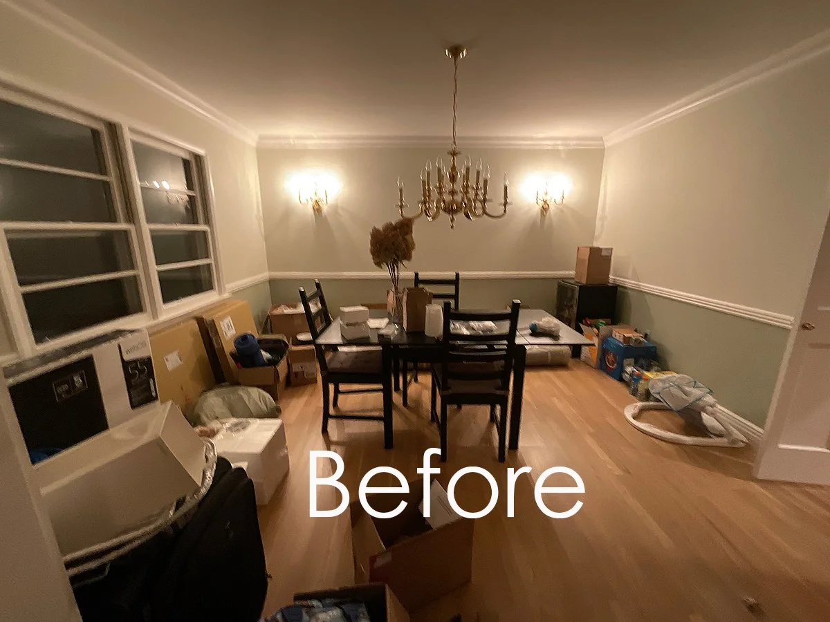 Dining Room Transformation - NJ interior designer