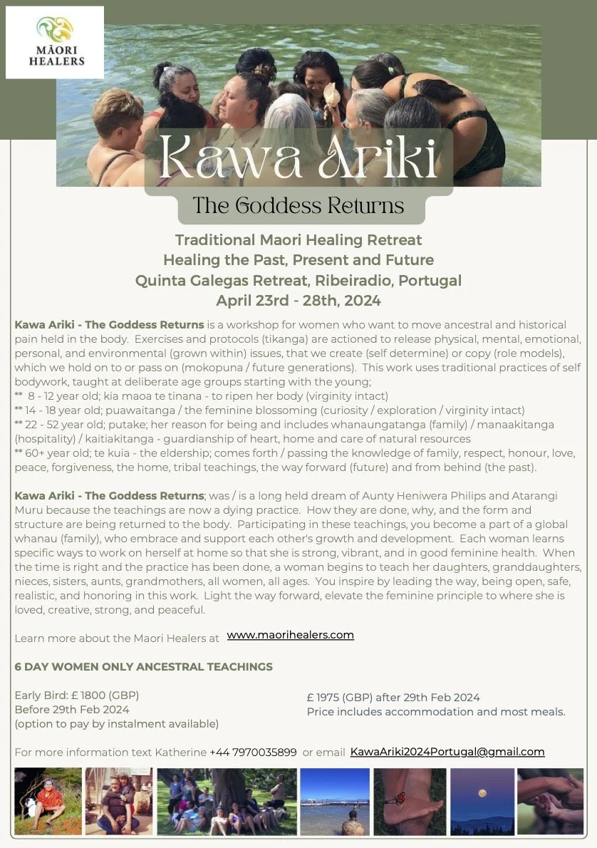 Workshops and Events — Maori Healers