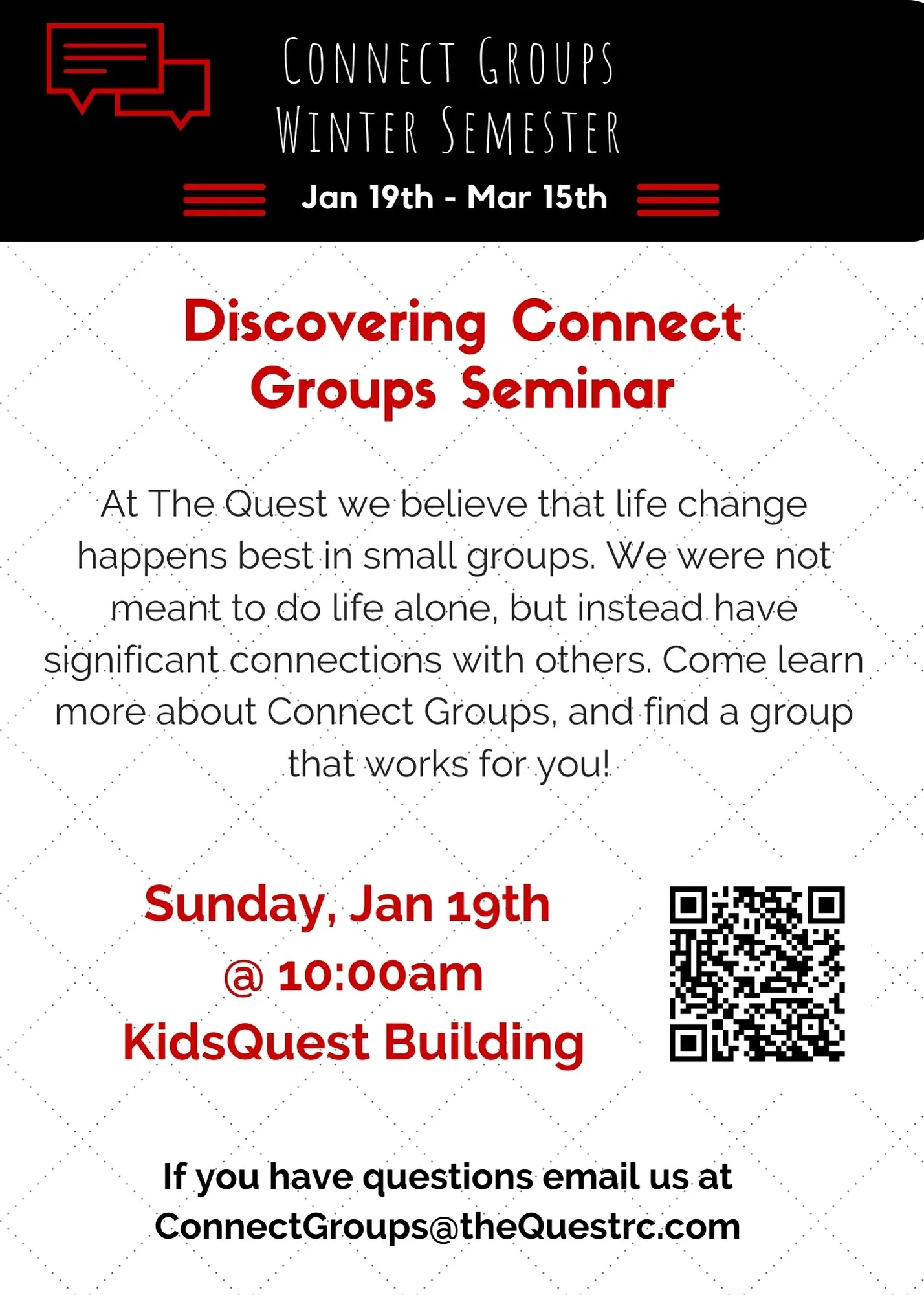 Discovering Connect Groups — The Quest Church