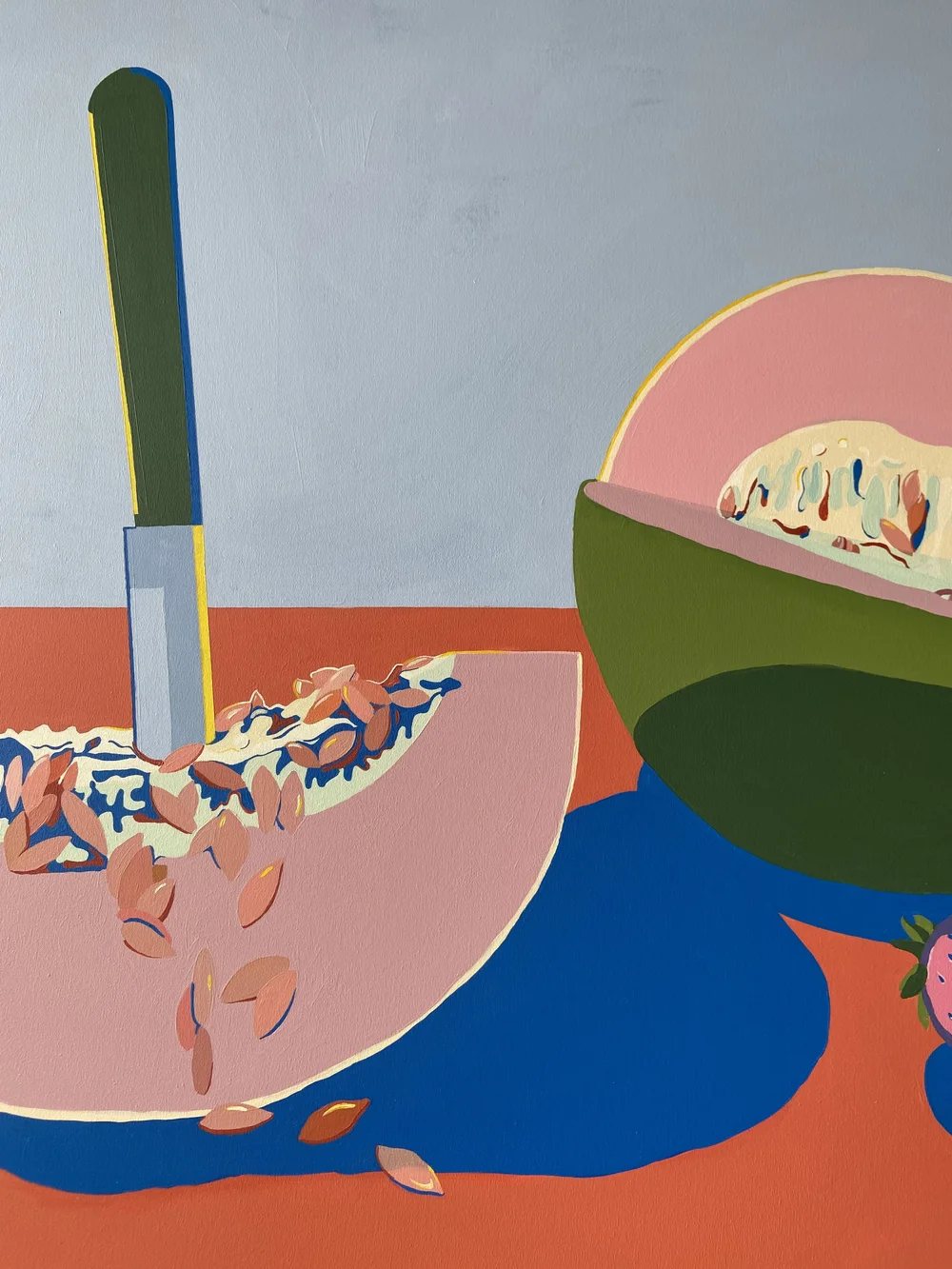 Summery Melon Painting for Salted Melon — Rex Design
