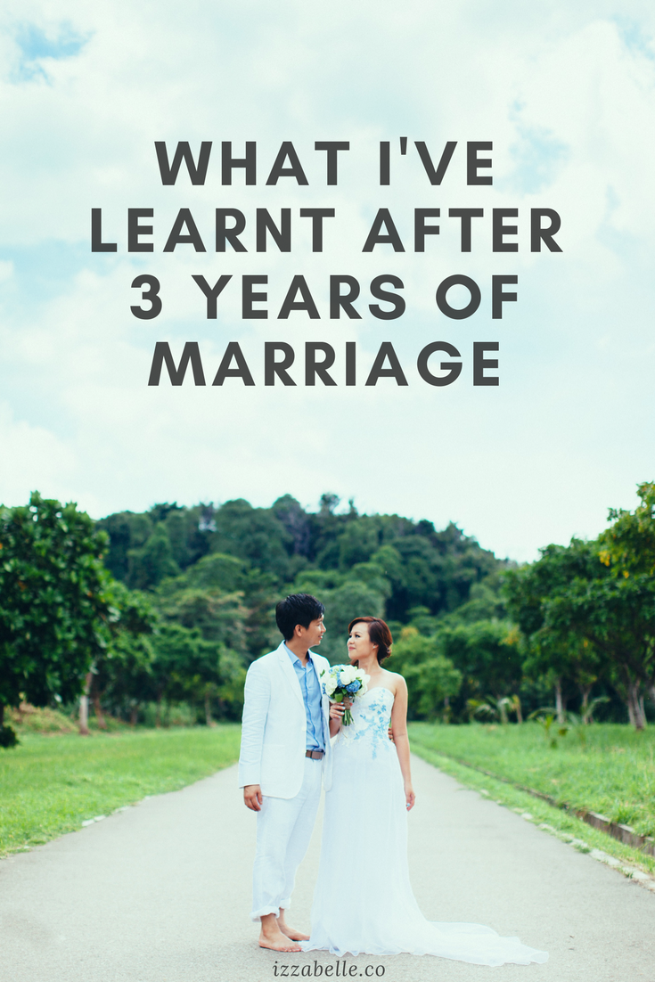 what i've learnt after 3 years of marriage — izzabelle.co