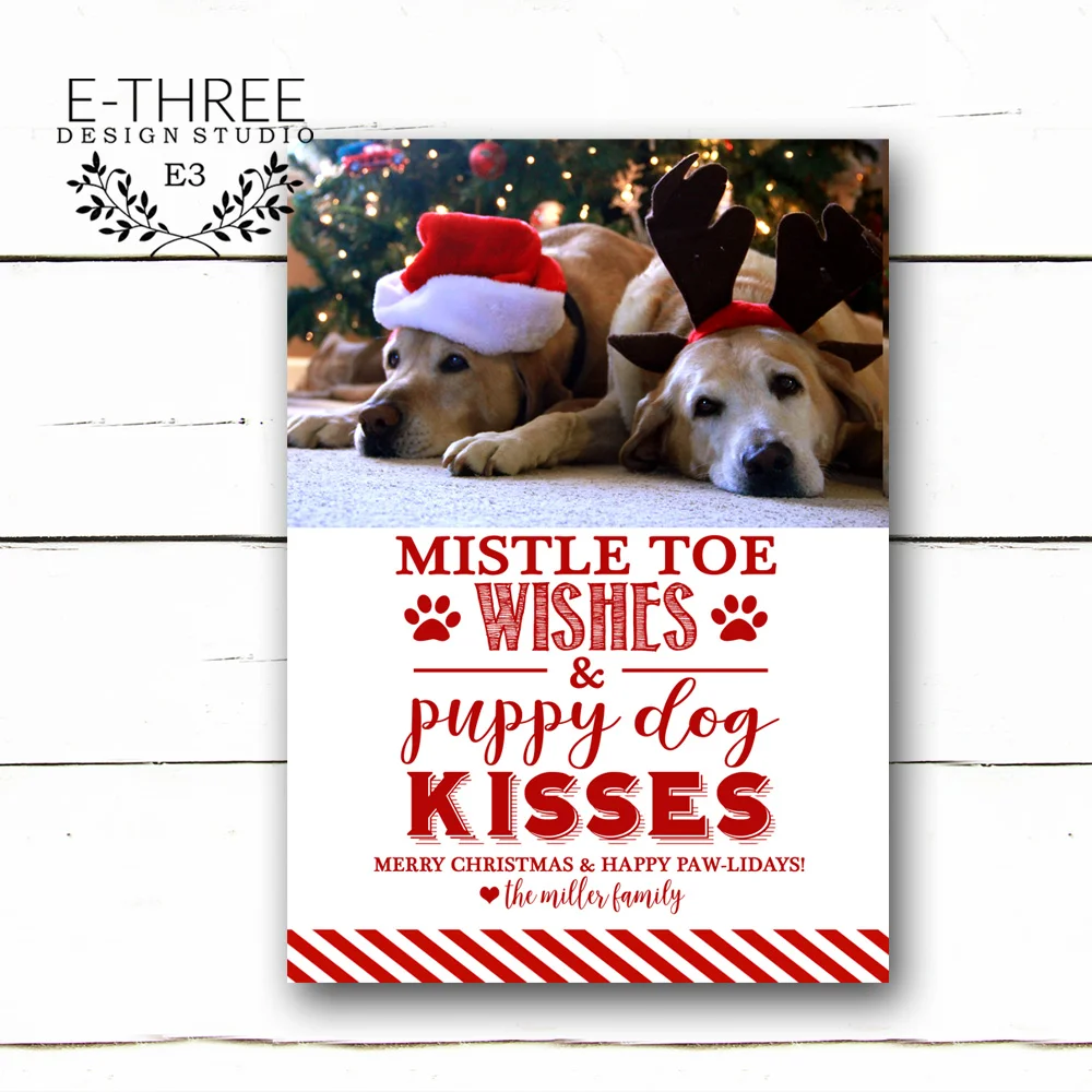 Dog Family Christmas Cards